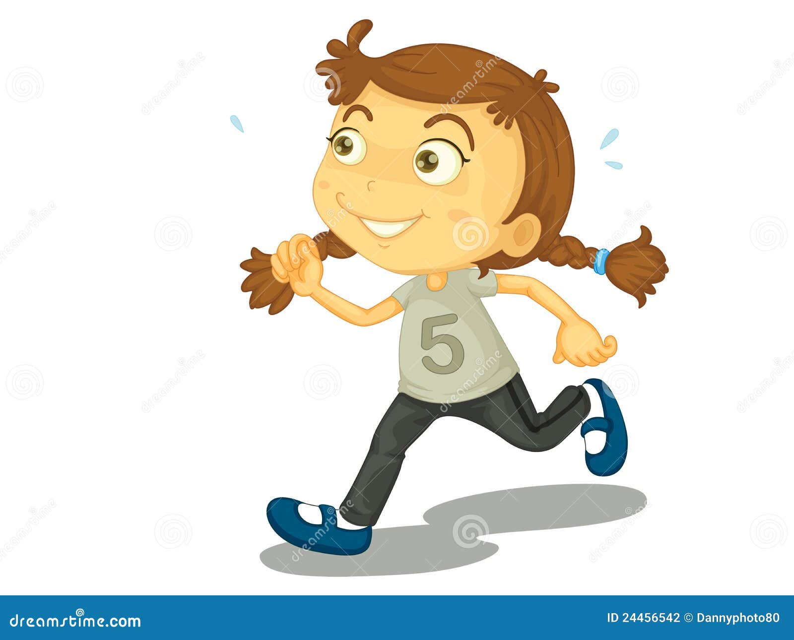 Het lopen vector illustratie. Illustration of recreatie - 24456542