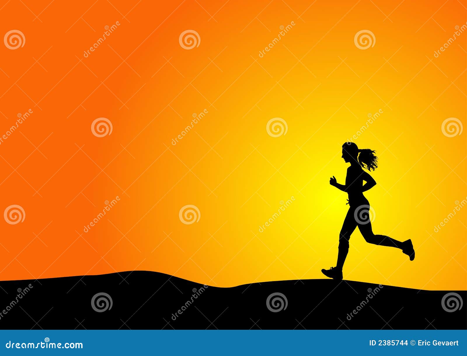 Het lopen van de vrouw vector illustratie. Illustration of oefening ...