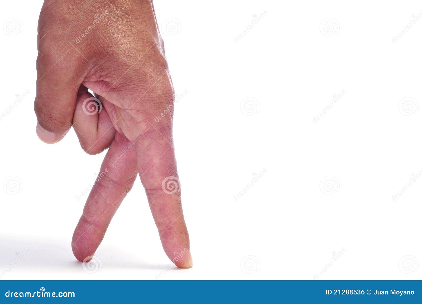 Het lopen van vingers stock foto. Image of lichaam, horizontaal - 21288536