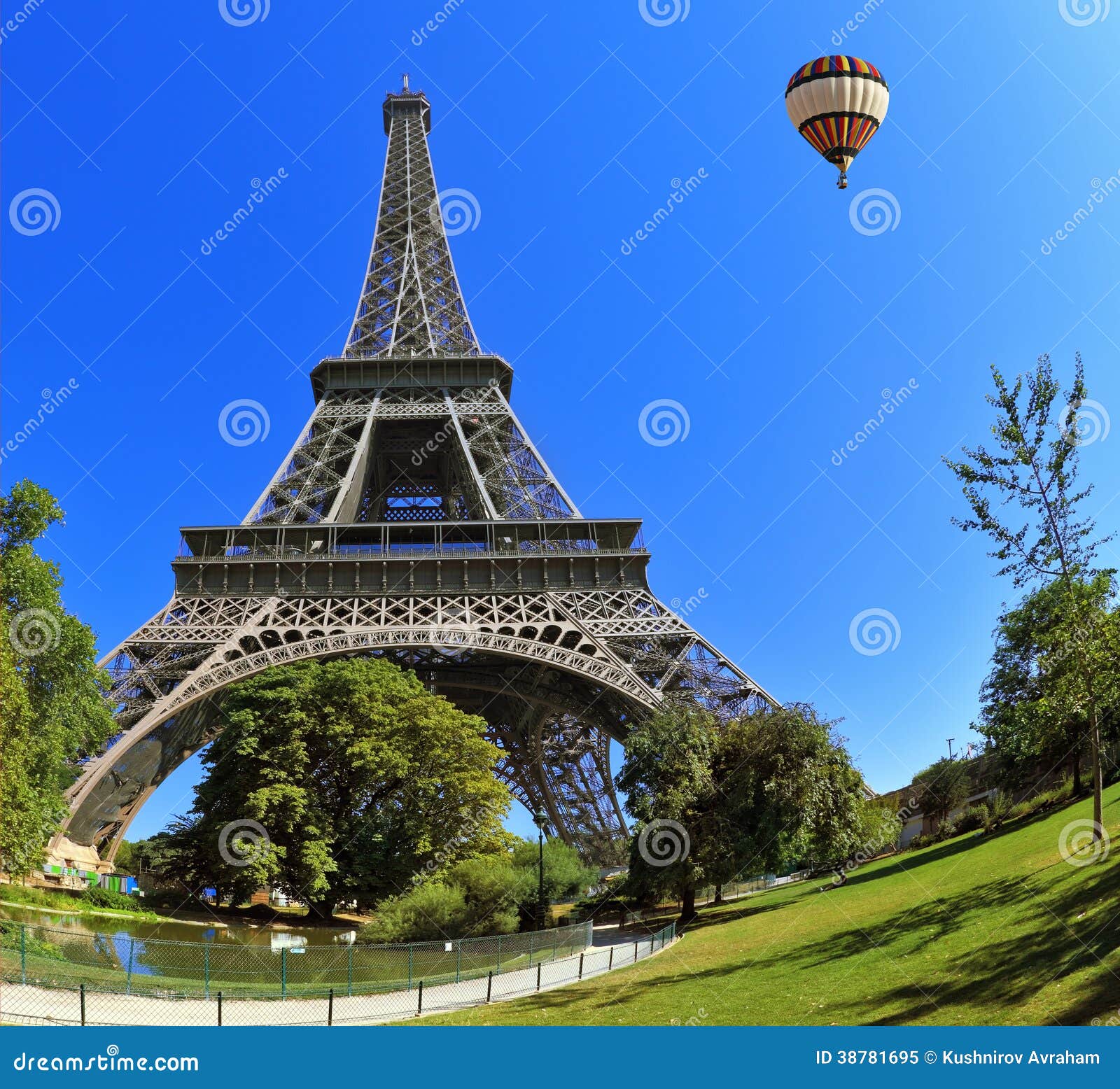Het Majestueuze Symbool Van De Toren Van Parijs - Van Eiffel Stock ...