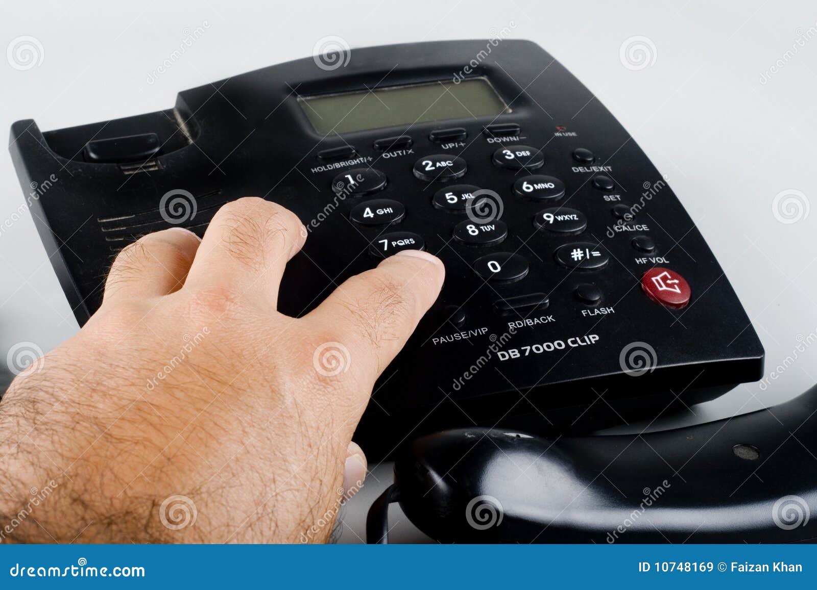 Het Maken Van Een Telefoongesprek Stock Afbeelding - Image of draaien ...