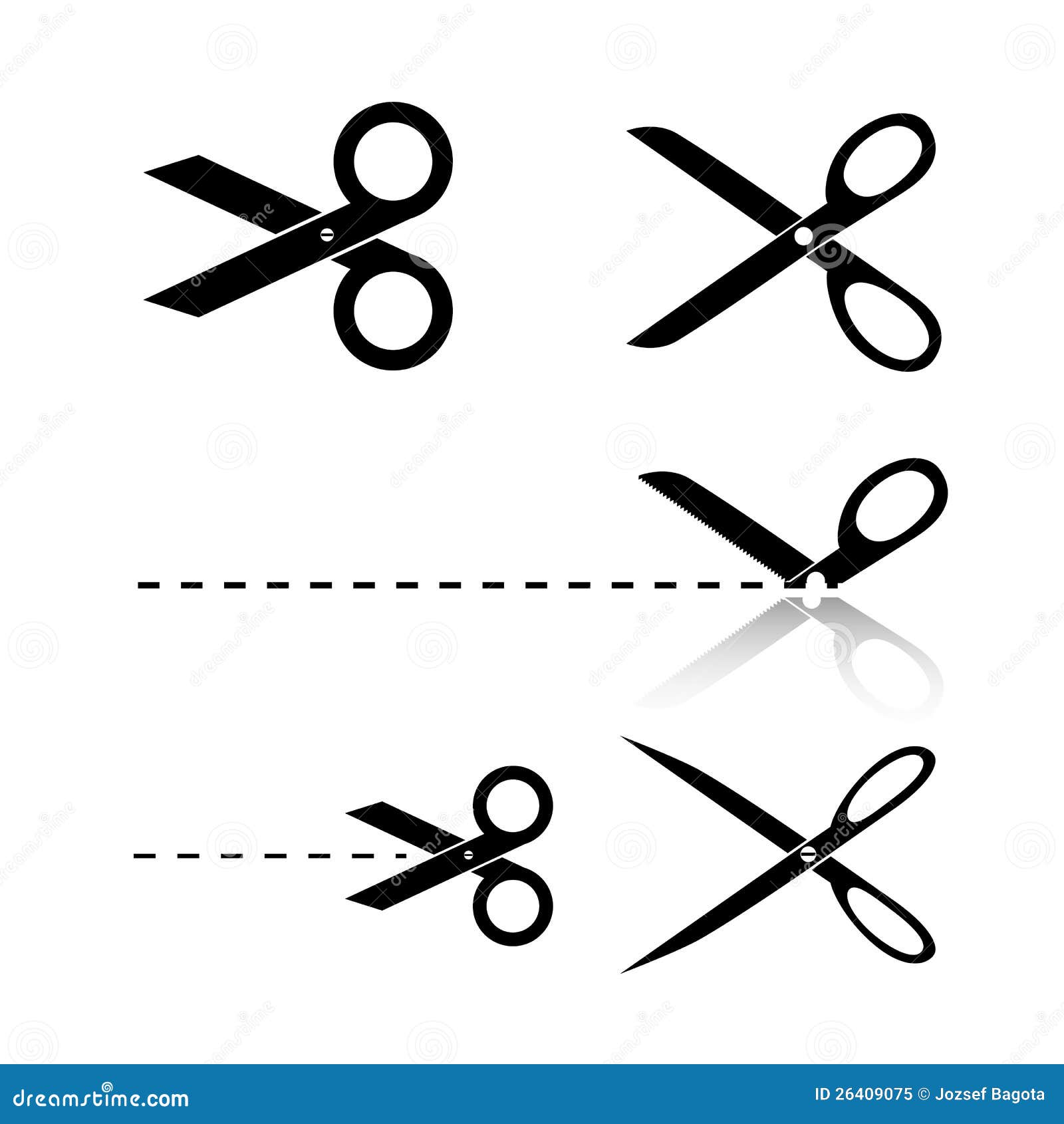 Het Malplaatje Van De Schaar Vector Illustratie - Illustration of ...