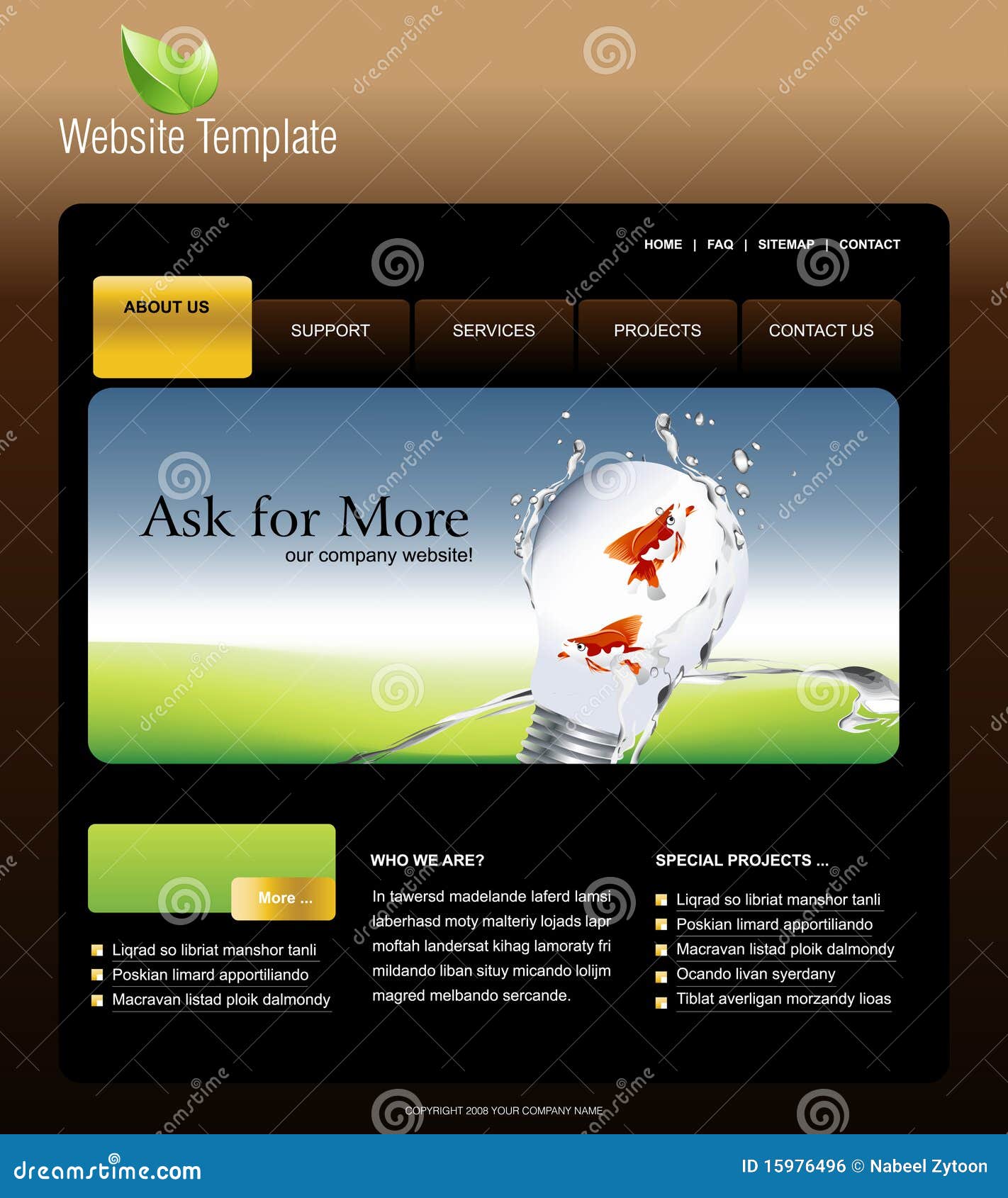 Het Malplaatje Van De Website Vector Illustratie - Illustration of hoog ...