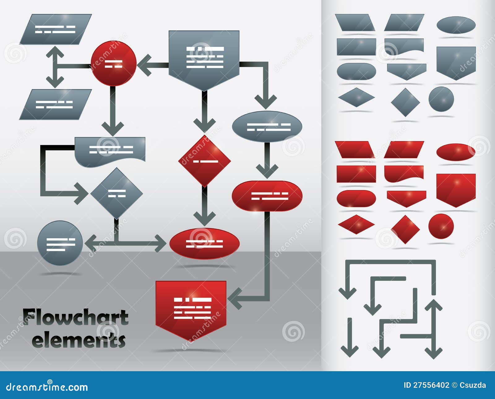 Het Malplaatje Van Het Stroomschema Vector Illustratie - Illustration ...
