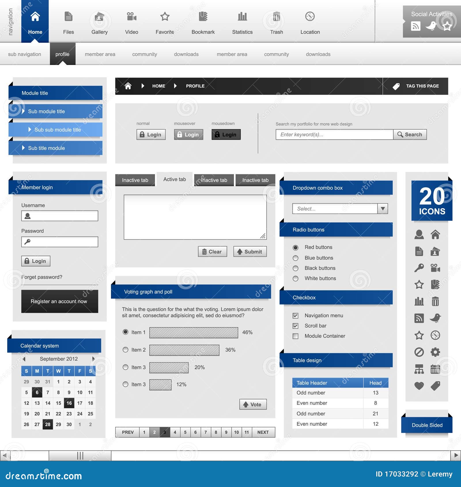 Het Malplaatje Vect Van Het Ontwerp Van Het Element Van De Website Van ...
