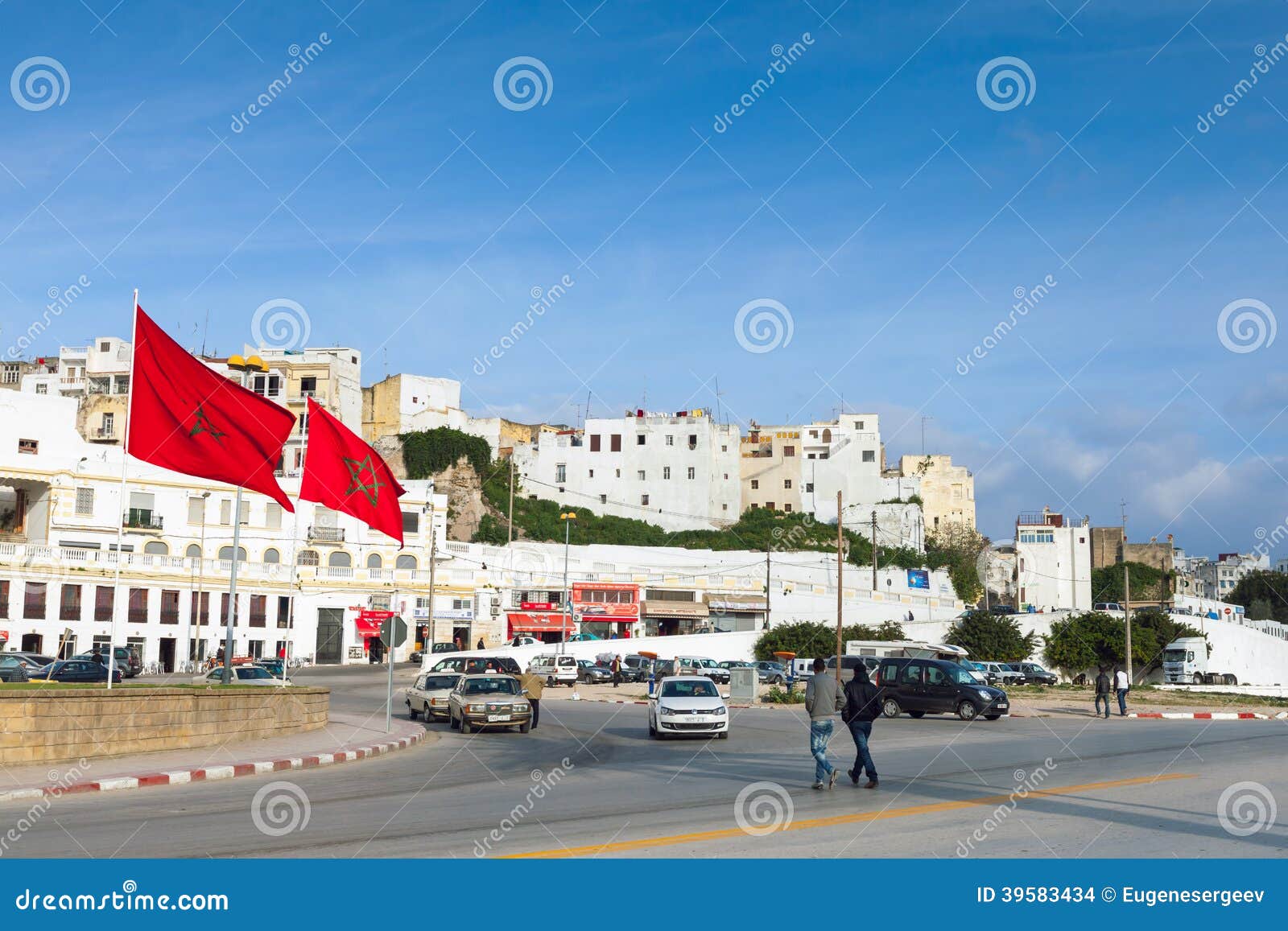 Het Marche Verte Van Plaatsde La, Tanger, Marokko Redactionele Stock ...