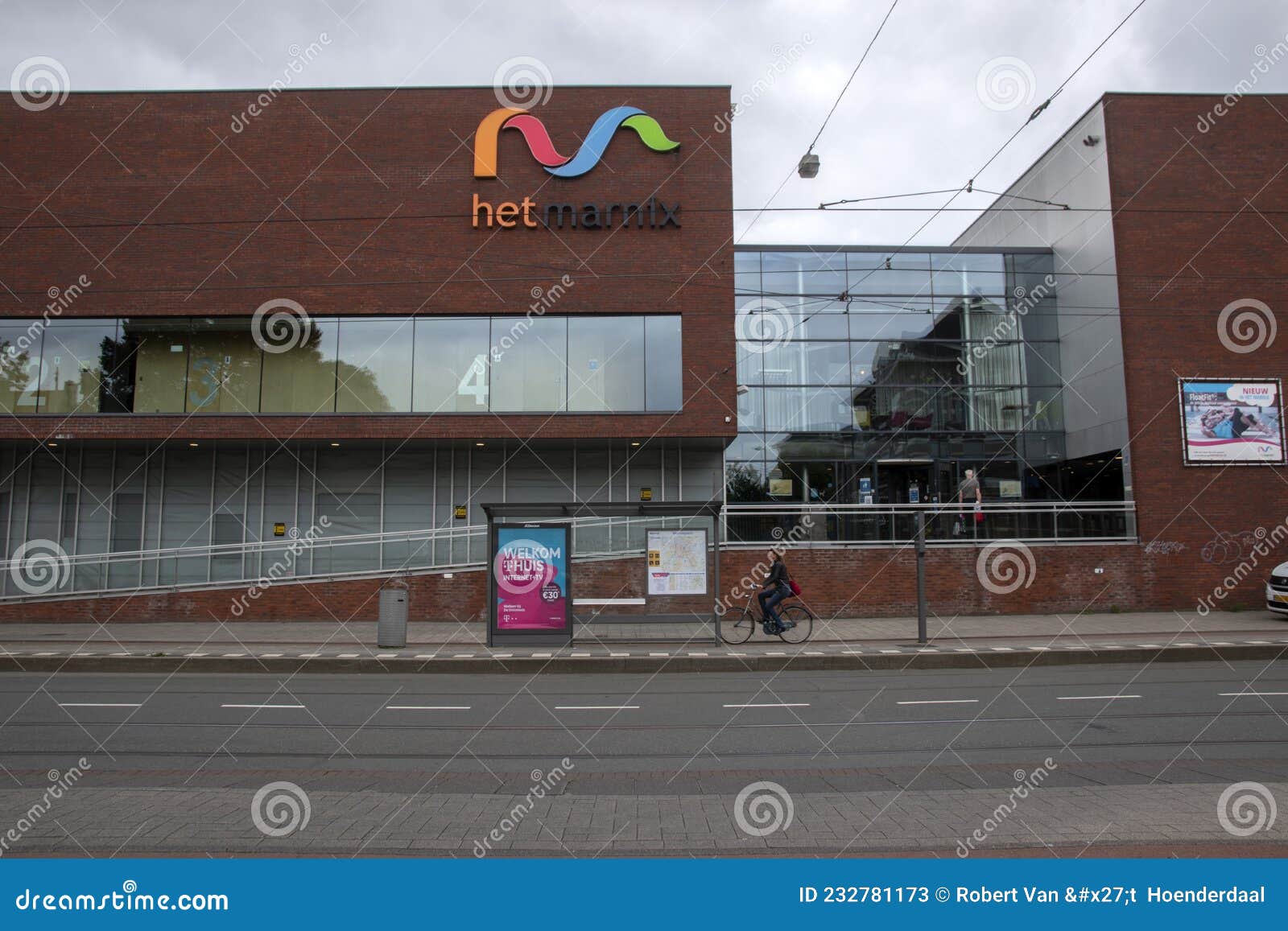 Het Marnix Swimming Pool Building at Amsterdam the Netherlands 2-9-2021 ...