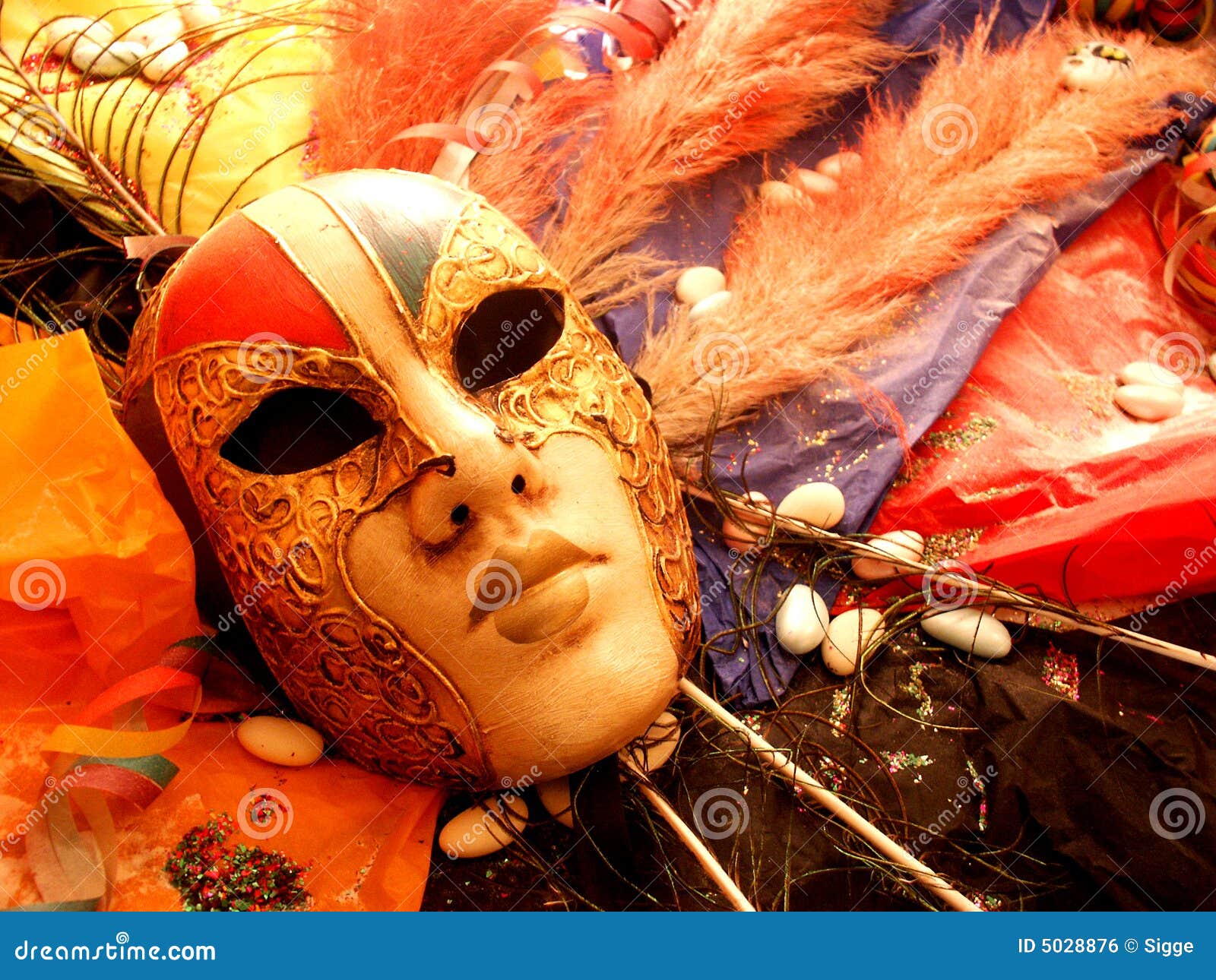 Het Masker van Carnaval stock foto. Image of masker, venetiaans - 5028876