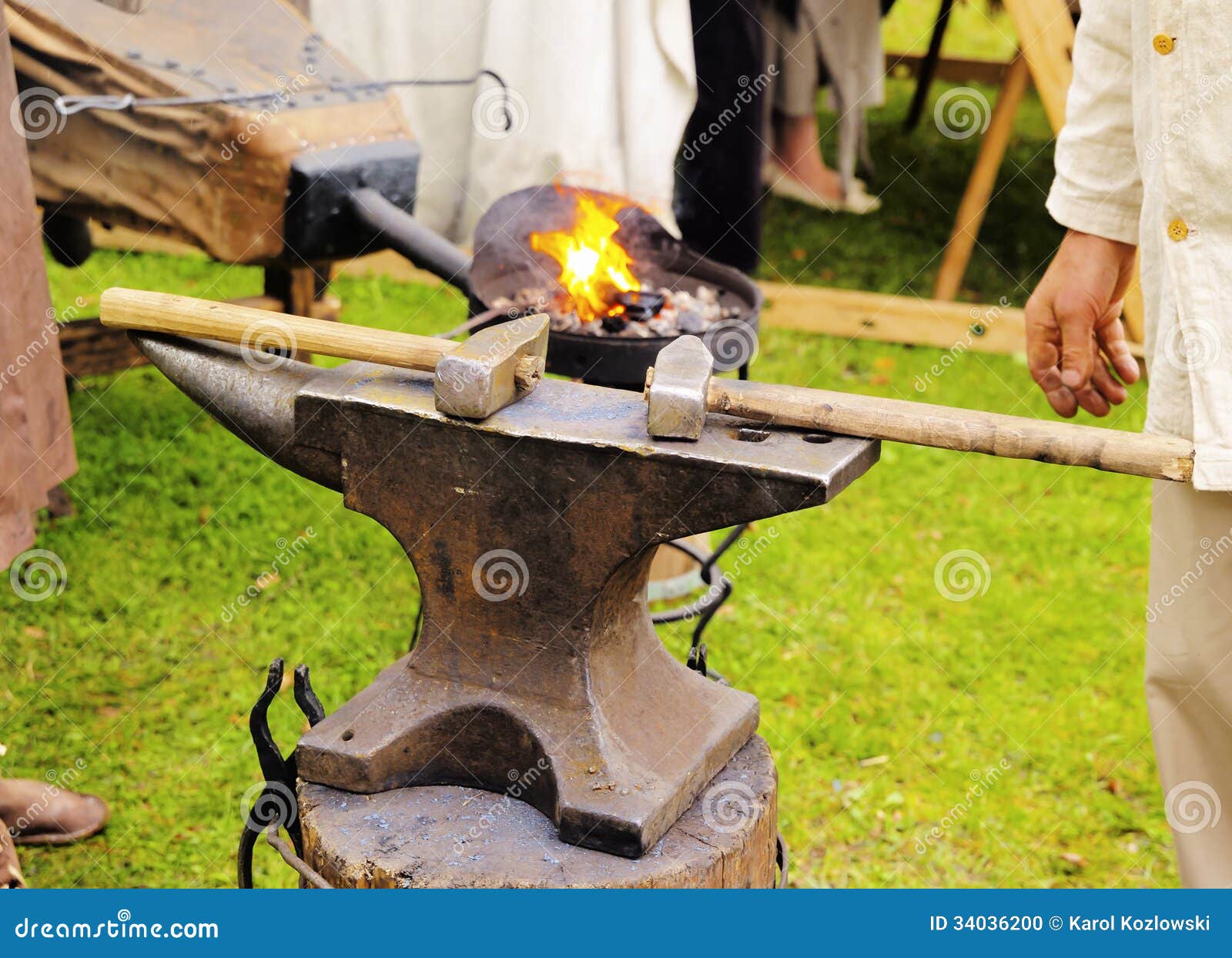 Het Materiaal van de smid stock foto. Image of zwart - 34036200