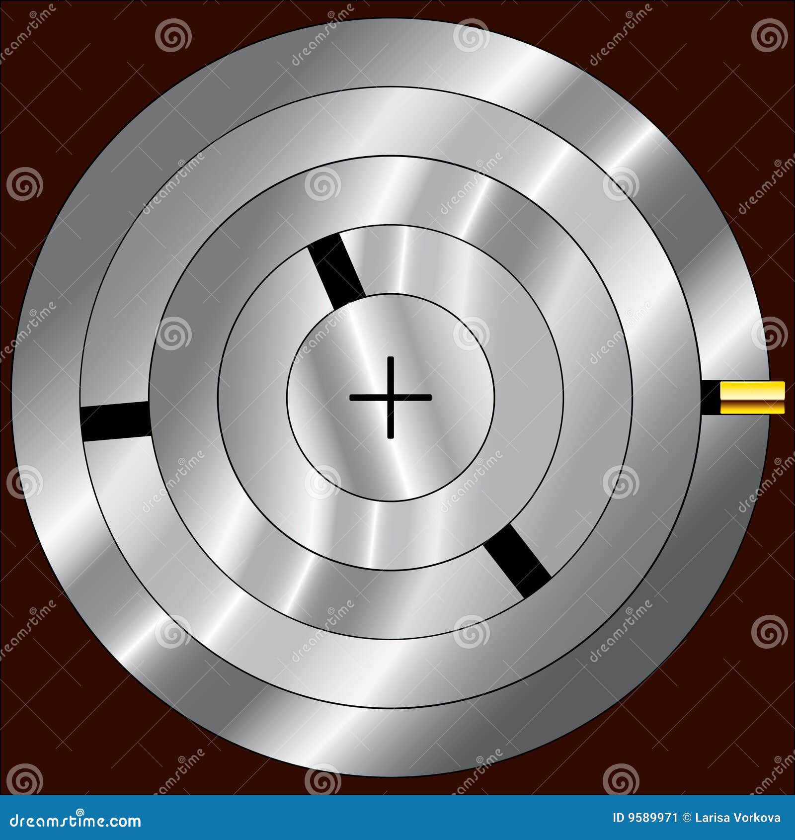Het Mechanisme Van Het Slot Stock Illustratie - Illustration of slot ...