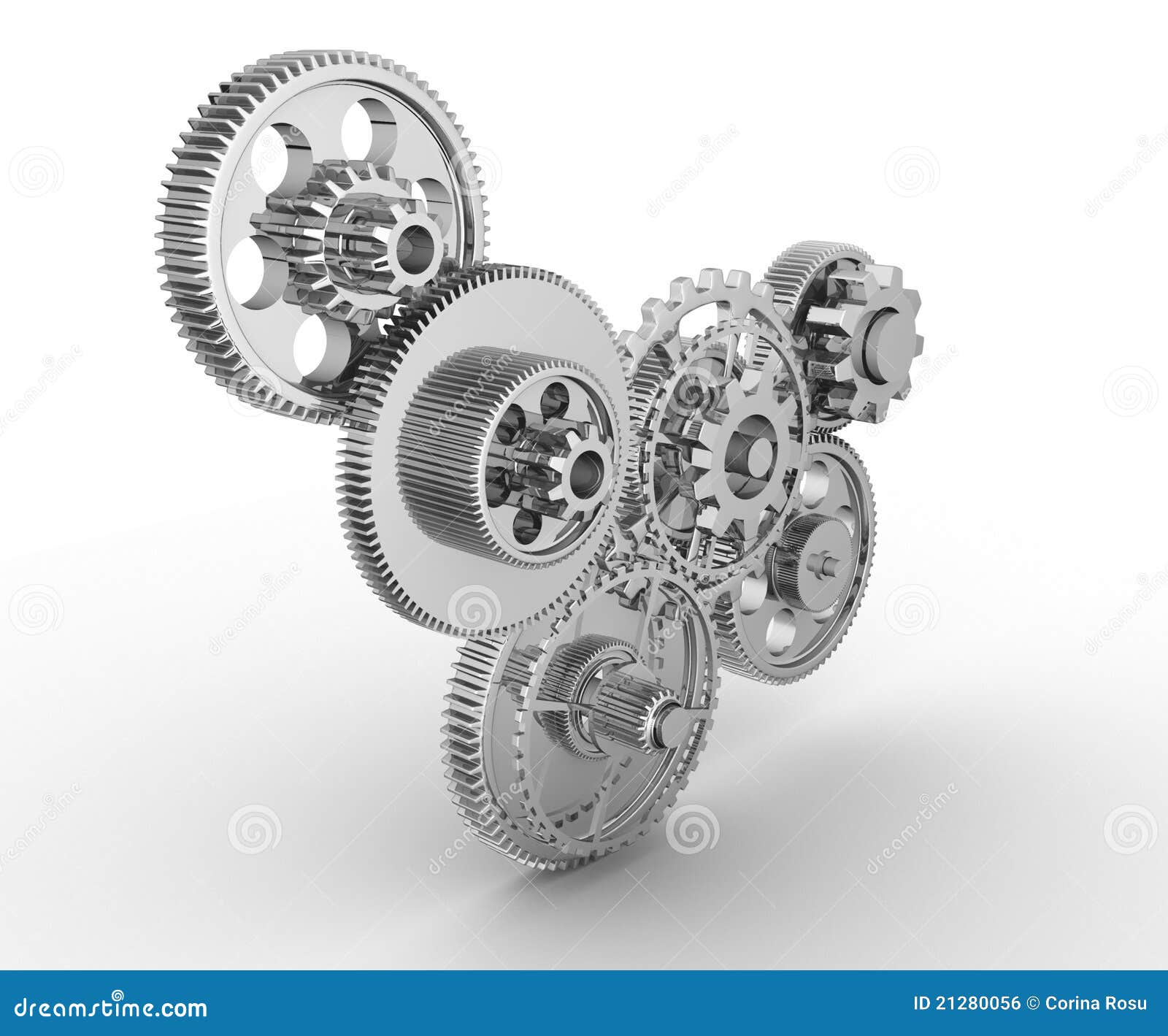 Het Mechanisme Van Het Toestel Stock Illustratie - Illustration of ...