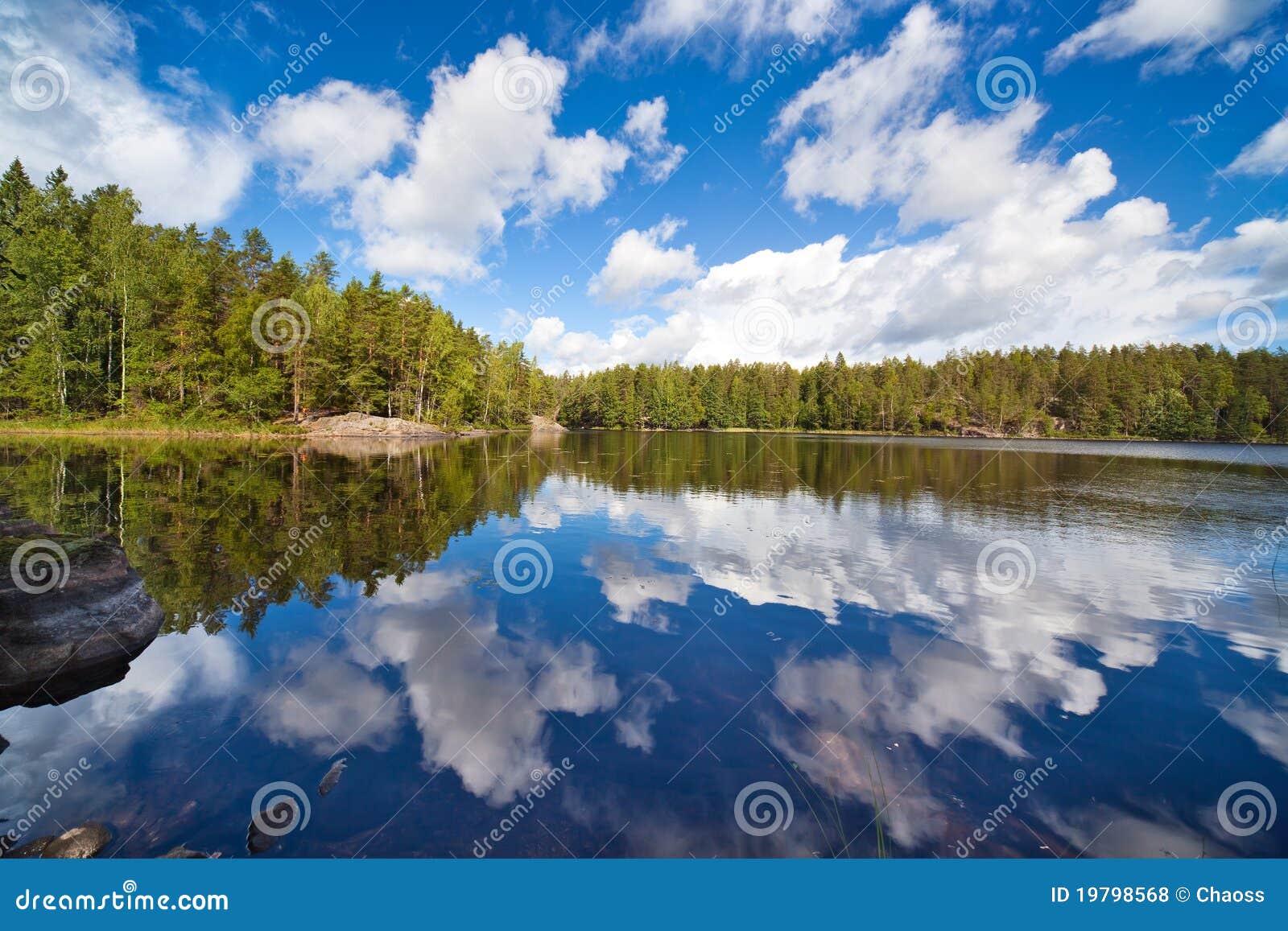 Het meer van Finland stock foto. Image of trillend, nave - 19798568