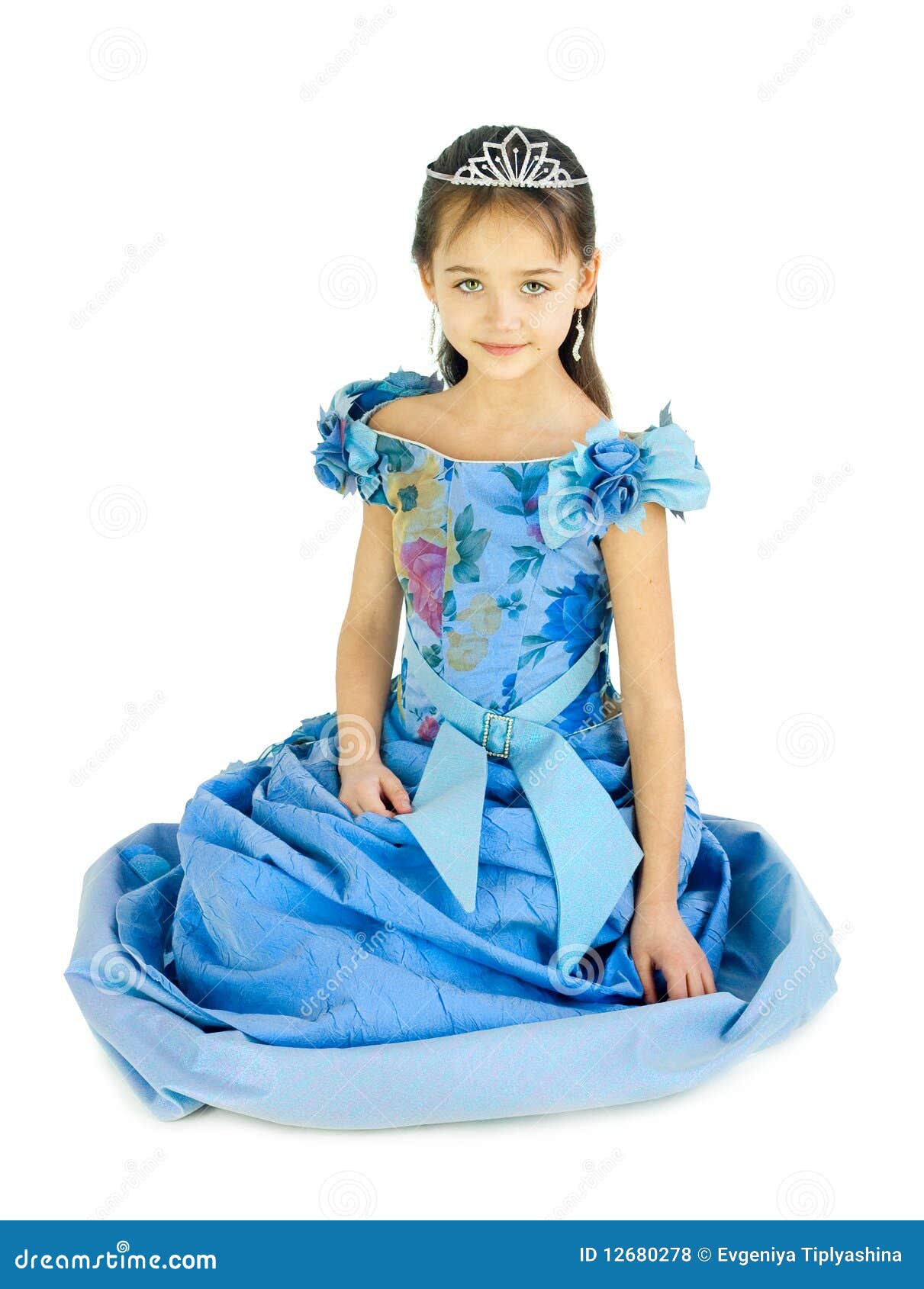 Het Meisje in Een Kleding Van De Prinses Stock Foto - Image of prinses ...