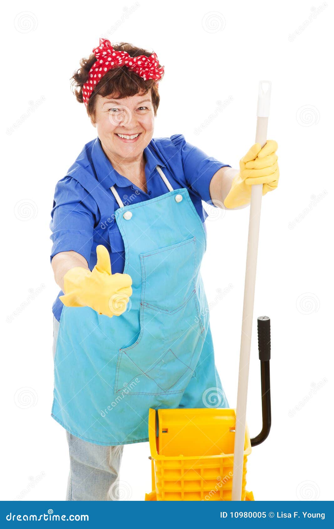 Het Meisje Geeft Duimen Voor Netheid Op Stock Afbeelding - Image of ...