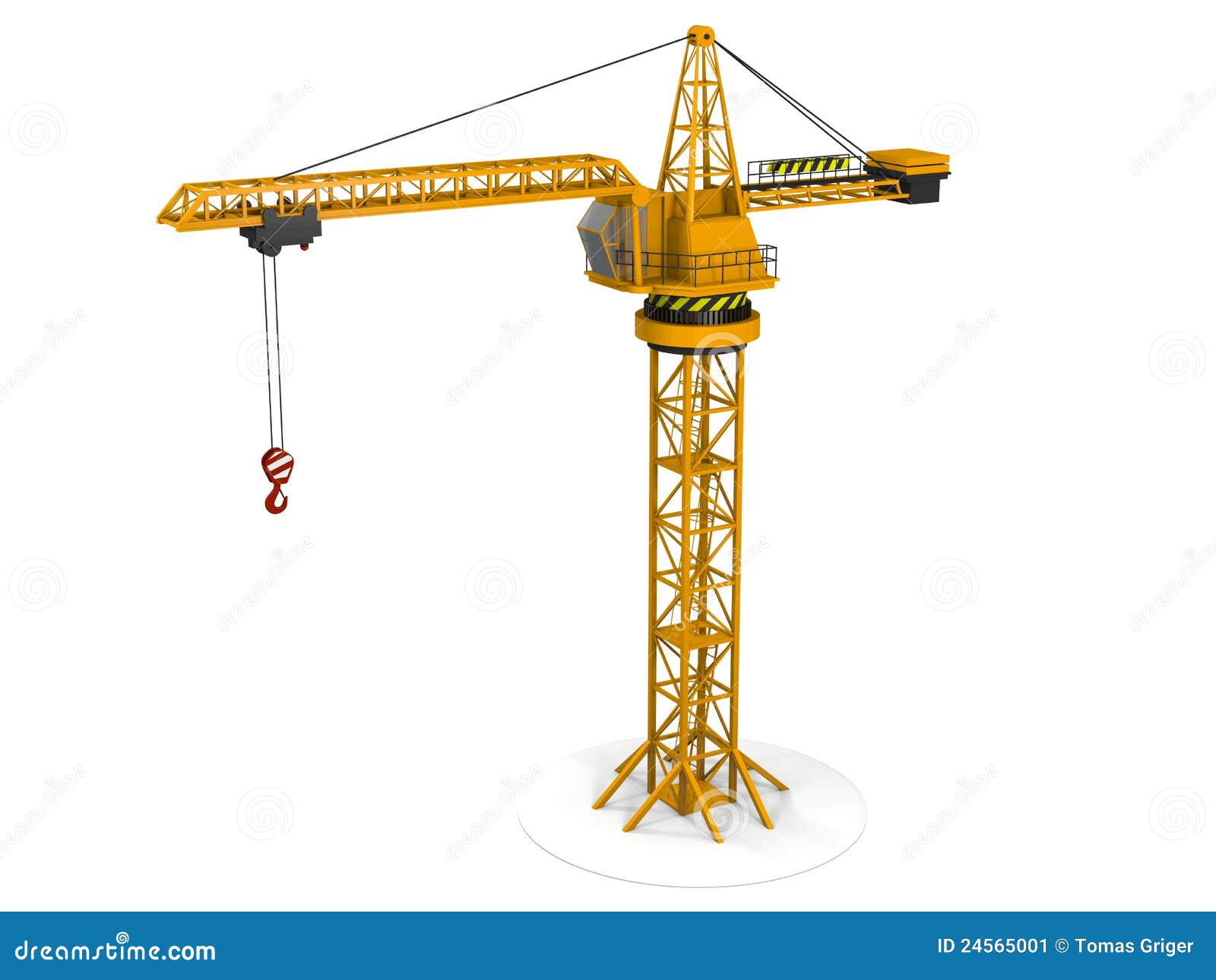 Het model van de kraan stock illustratie. Illustration of illustratie ...