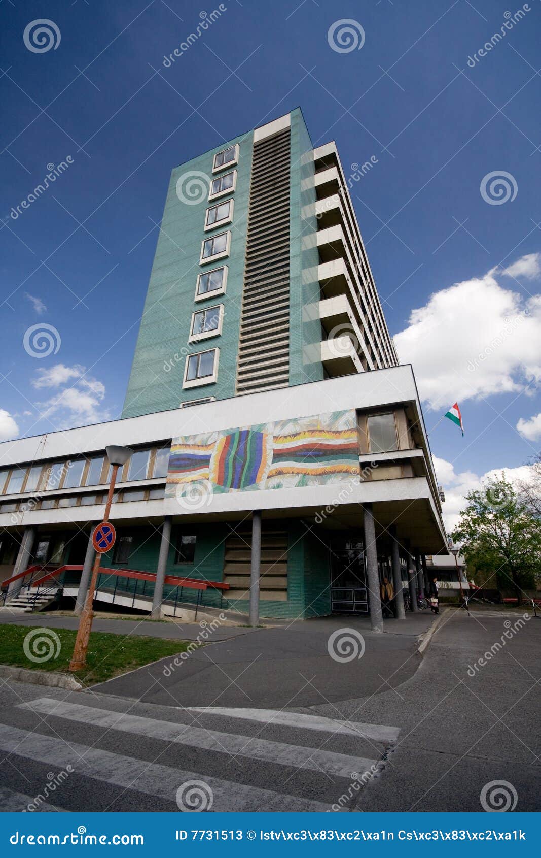 Het moderne ziekenhuis stock afbeelding. Image of bedrijf - 7731513