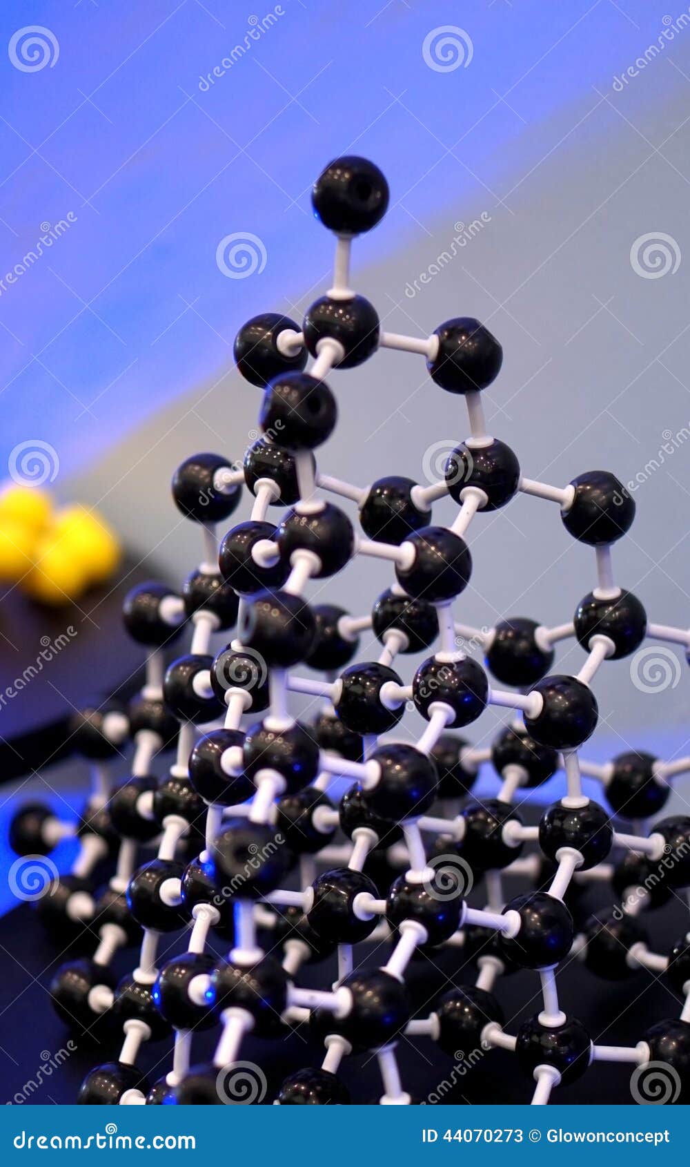 Het Moleculaire Structuur En Plakken Stock Afbeelding - Image of ...