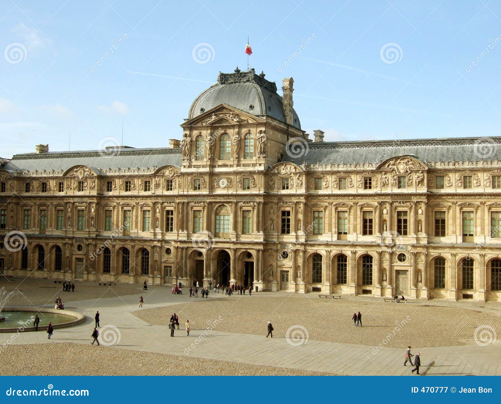 Het Museum Van Het Louvre - Frankrijk - Parijs Redactionele Fotografie ...
