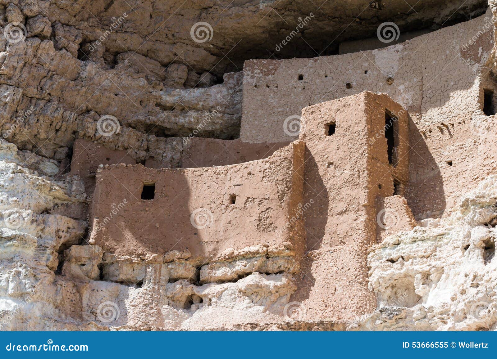 Het Nationale Monument Van Het Kasteel Van Montezuma Stock Afbeelding ...