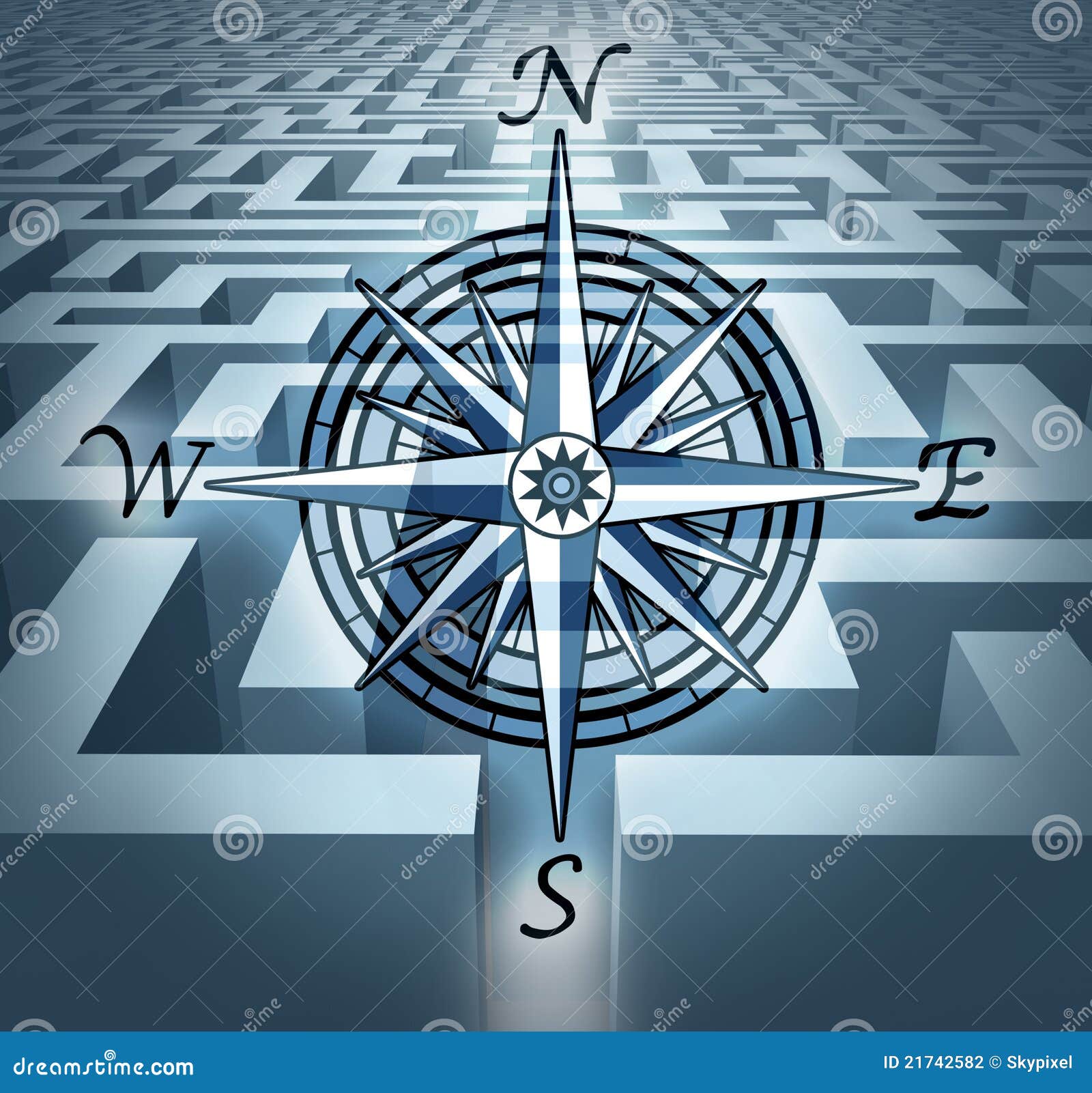 Het Navigeren Door Uitdagingen Stock Illustratie - Illustration of ...