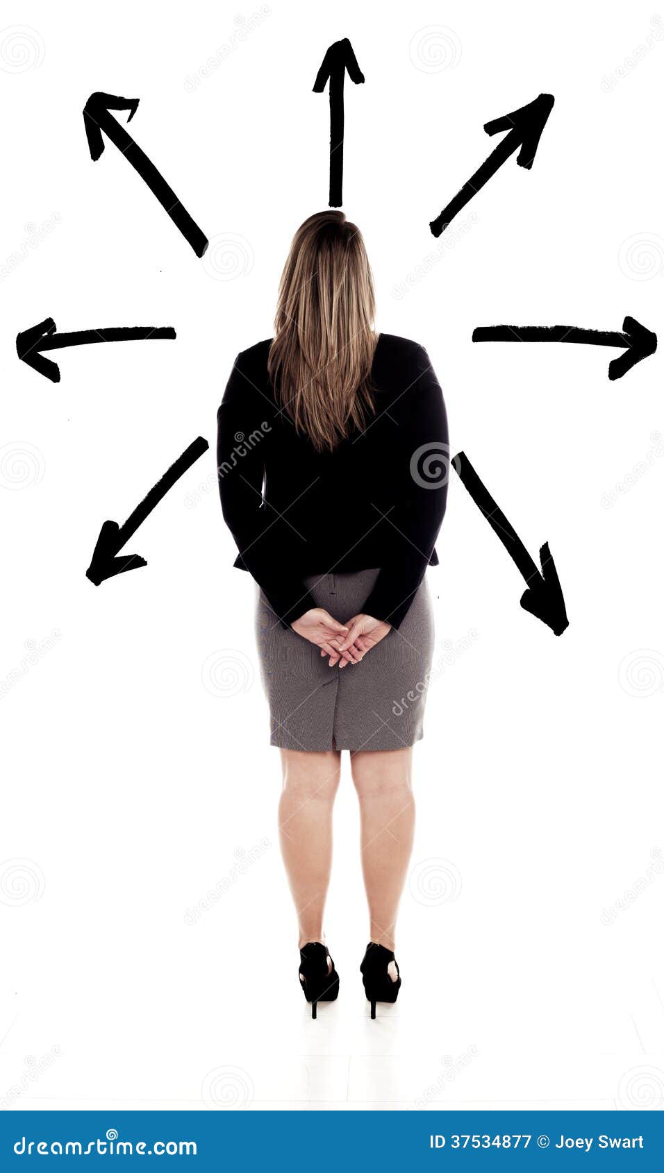 Het nemen van een besluit. stock afbeelding. Image of toekomst - 37534877