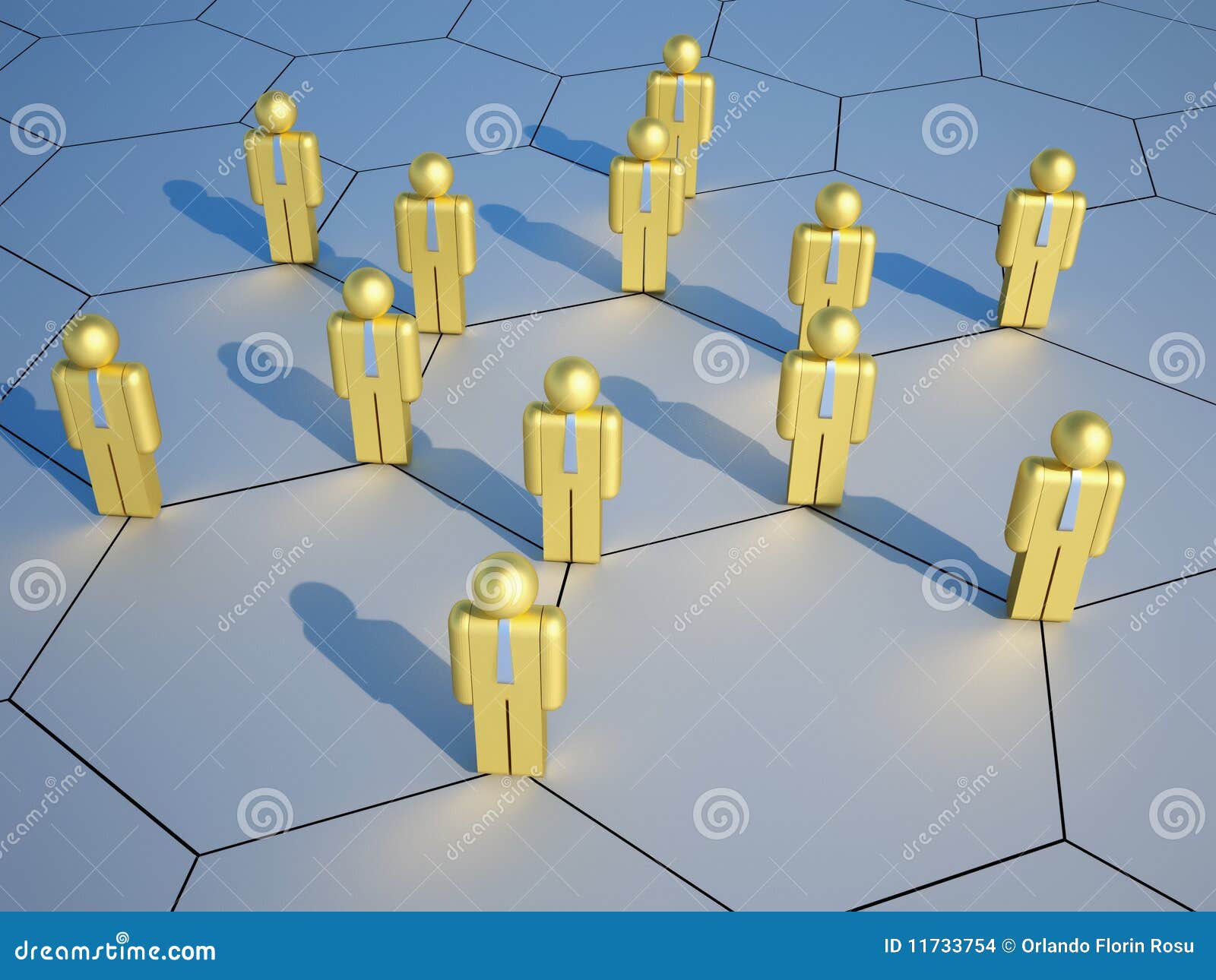 Het netwerk van mensen stock illustratie. Illustration of team - 11733754