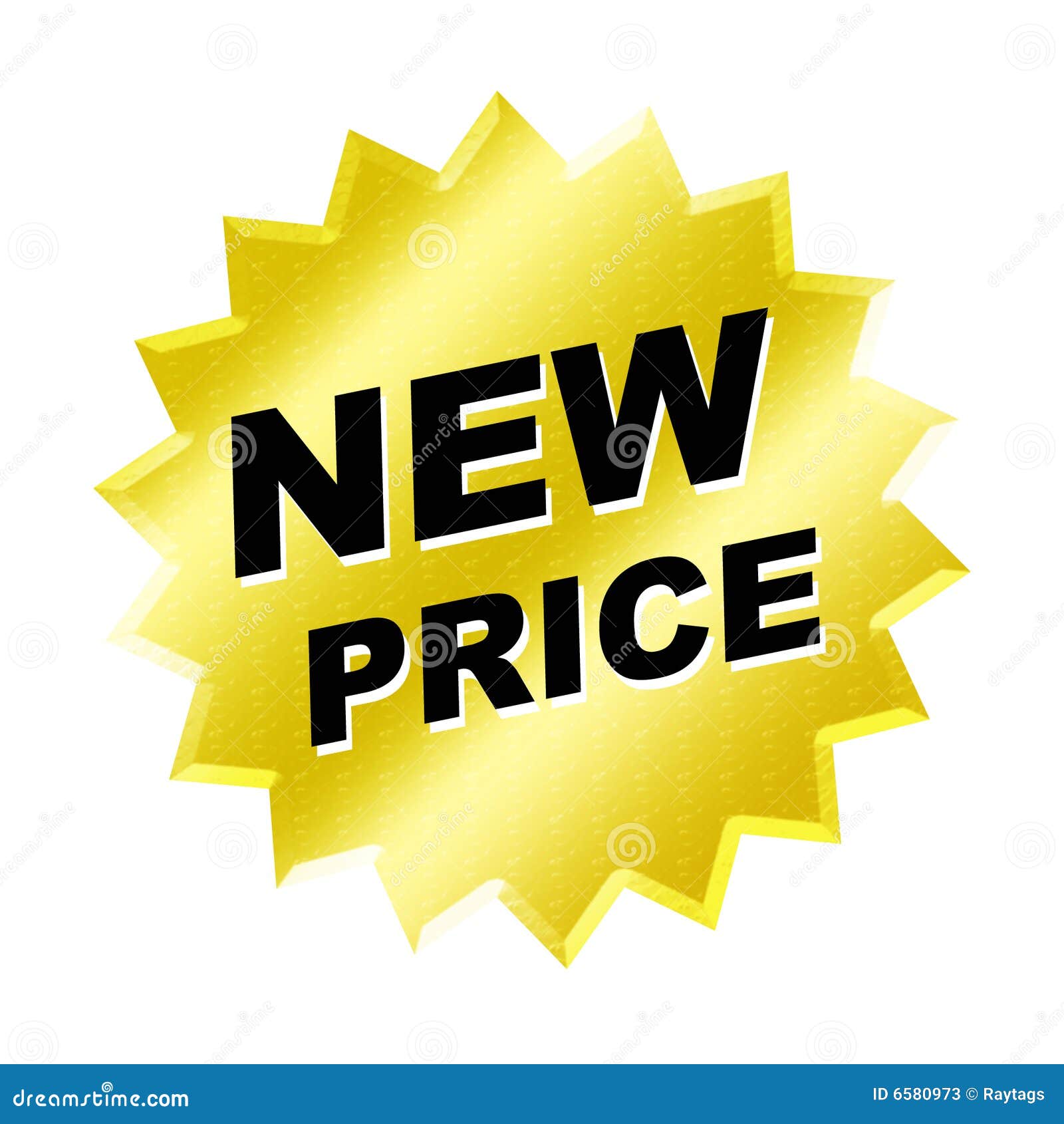 Het Nieuwe Teken Van De Prijs Stock Illustratie - Illustration of ...