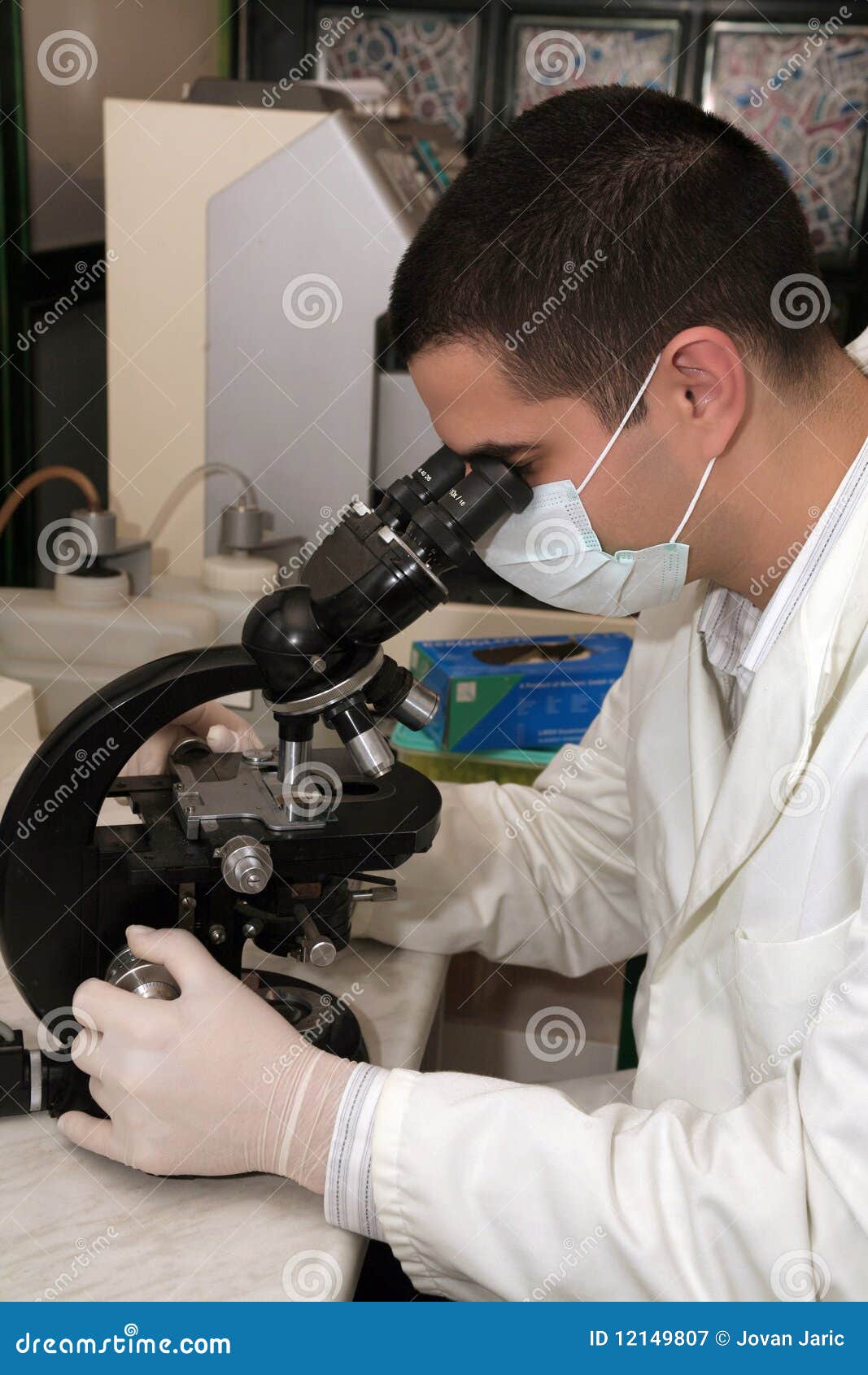 Het Onderzoek Van Het Laboratorium Stock Afbeelding - Image of klinisch ...