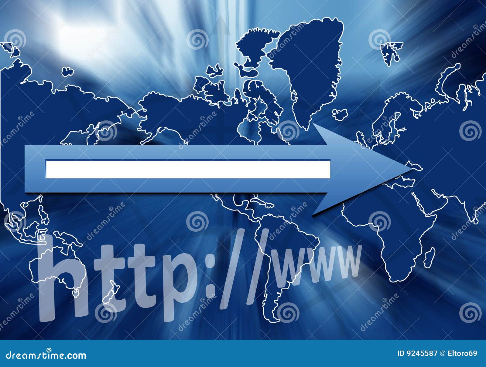 Het onderzoek van het Web stock illustratie. Illustration of internet ...