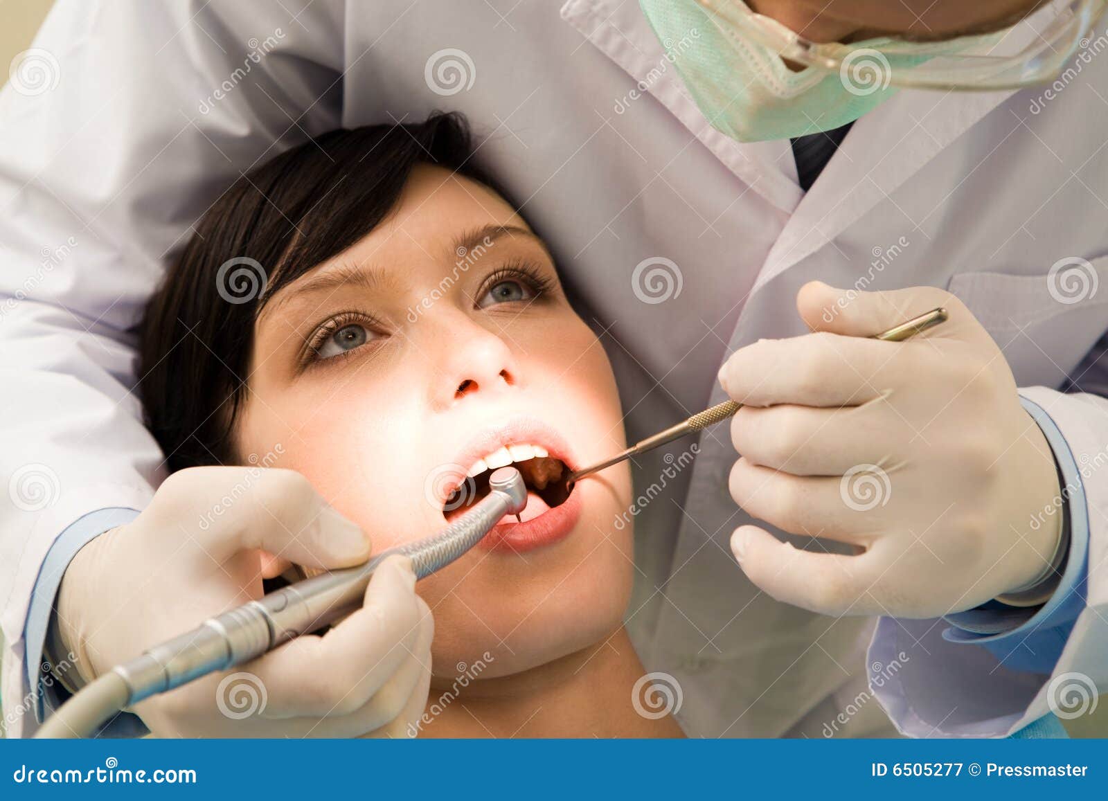 Het Onderzoeken Van Mondholte Stock Afbeelding - Image of tandarts ...