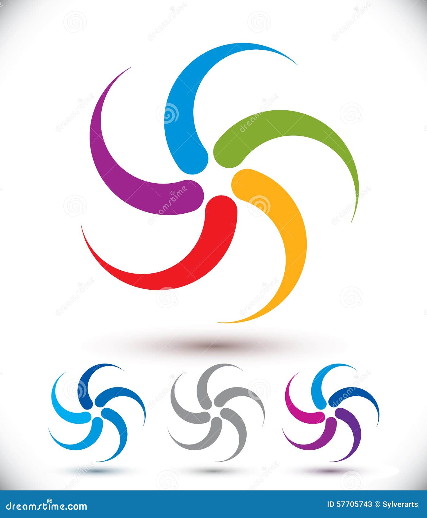 Het Oneindige Vector Abstracte Symbool Van Lijnpijlen, Grafische ...