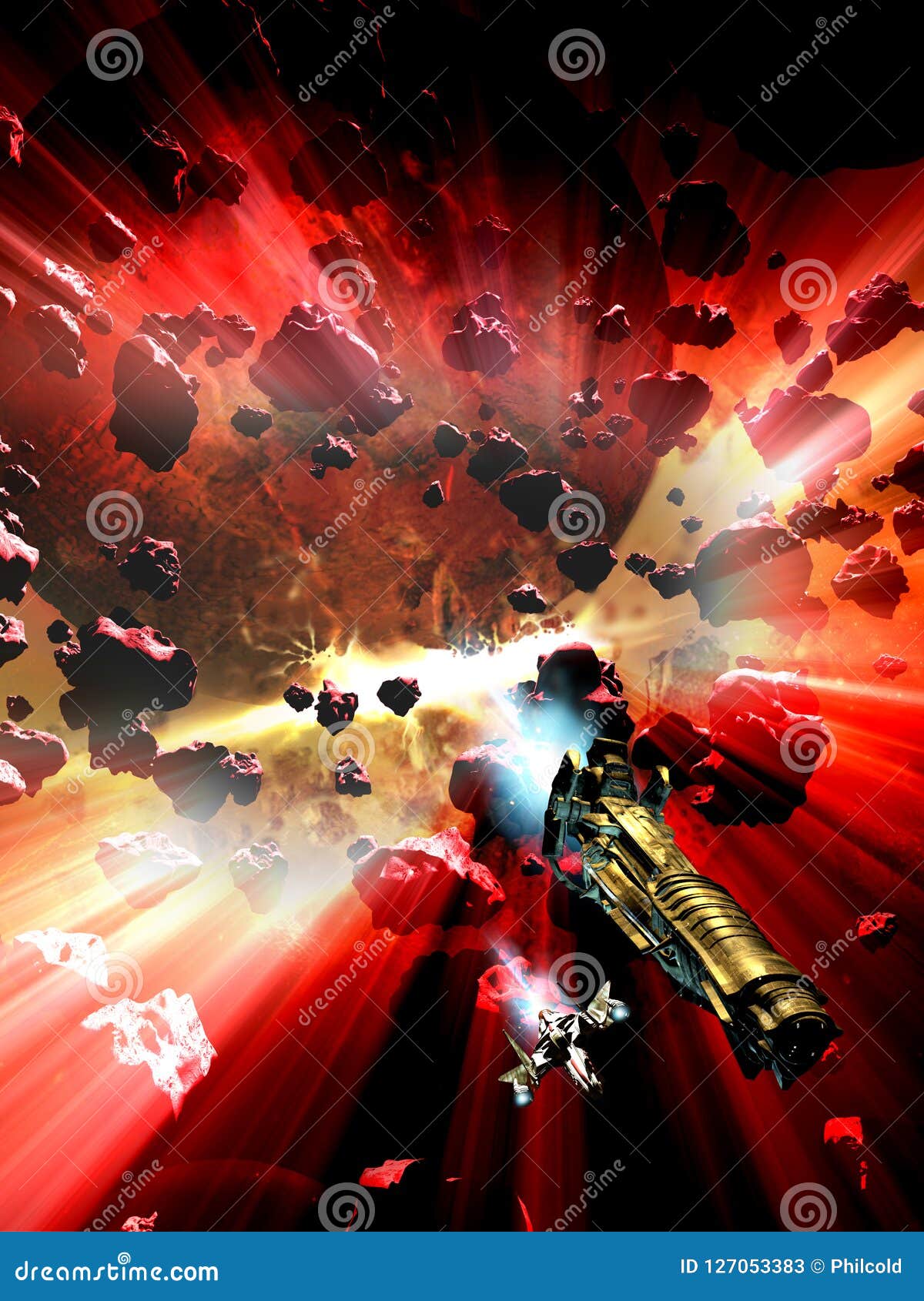 Het Ontsnappen Van Instorting Stock Illustratie - Illustration of ...