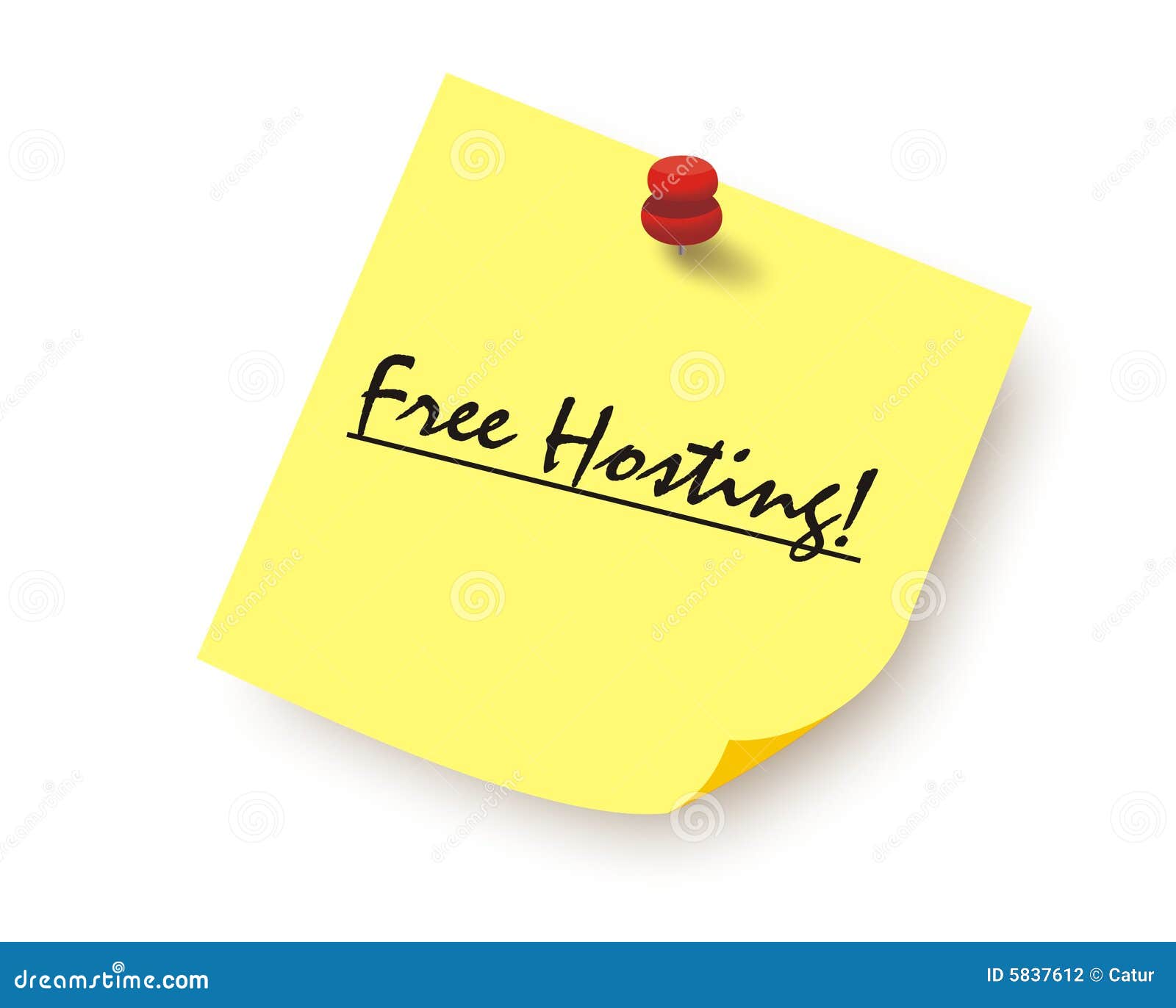 Het Ontvangen Van De Punaise Vector Illustratie - Illustration of muur ...