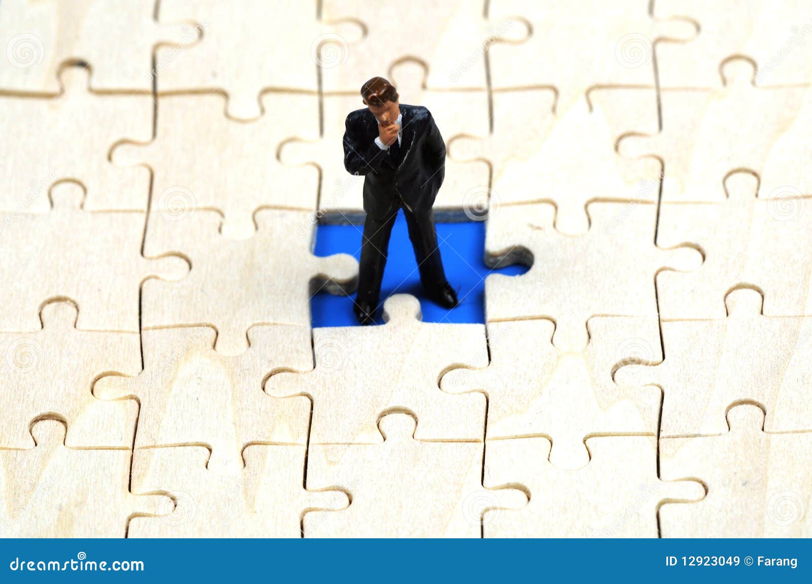 Het Oplossen Van Een Bedrijfsprobleem Stock Afbeelding - Image of ...