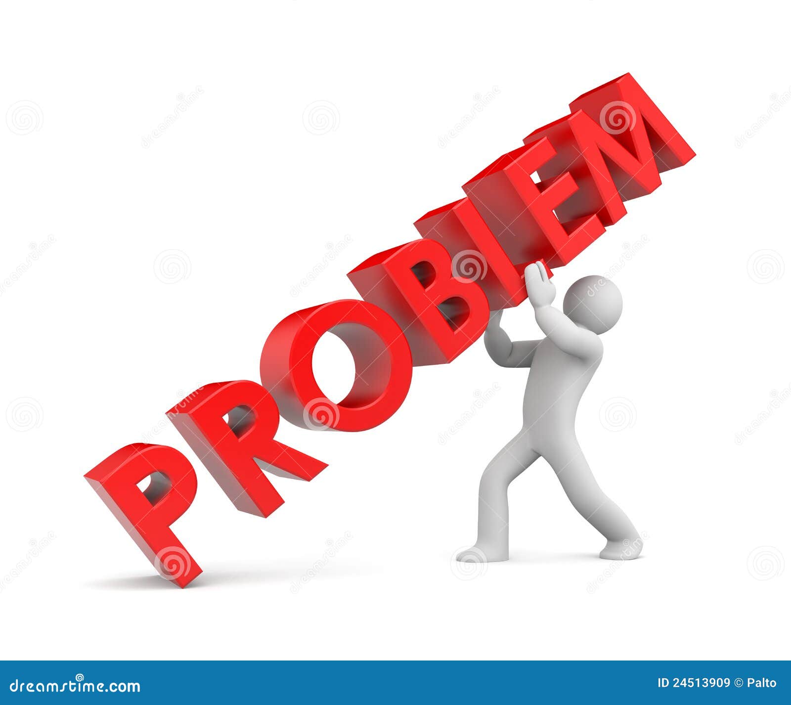 Het Oplossen Van Het Probleem Stock Illustratie - Illustration of mens ...