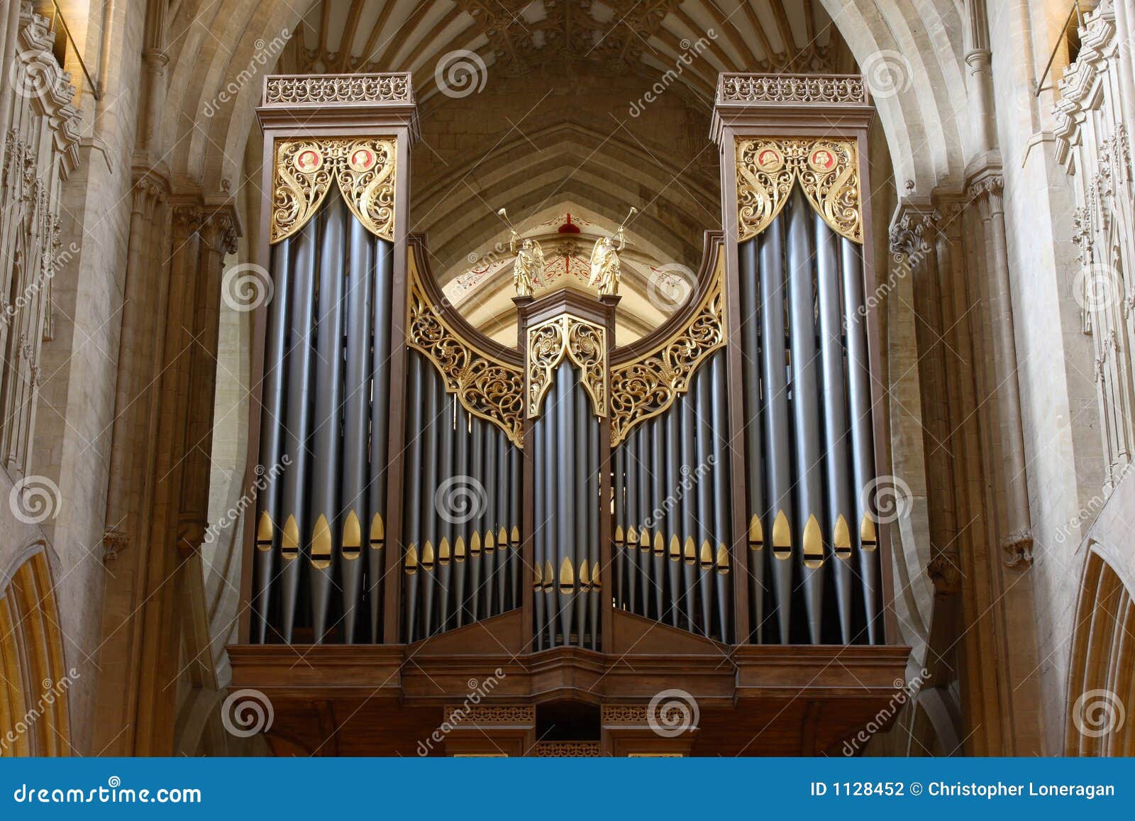 Het Orgaan Van De Kathedraal Van Putten Stock Foto - Image of ...