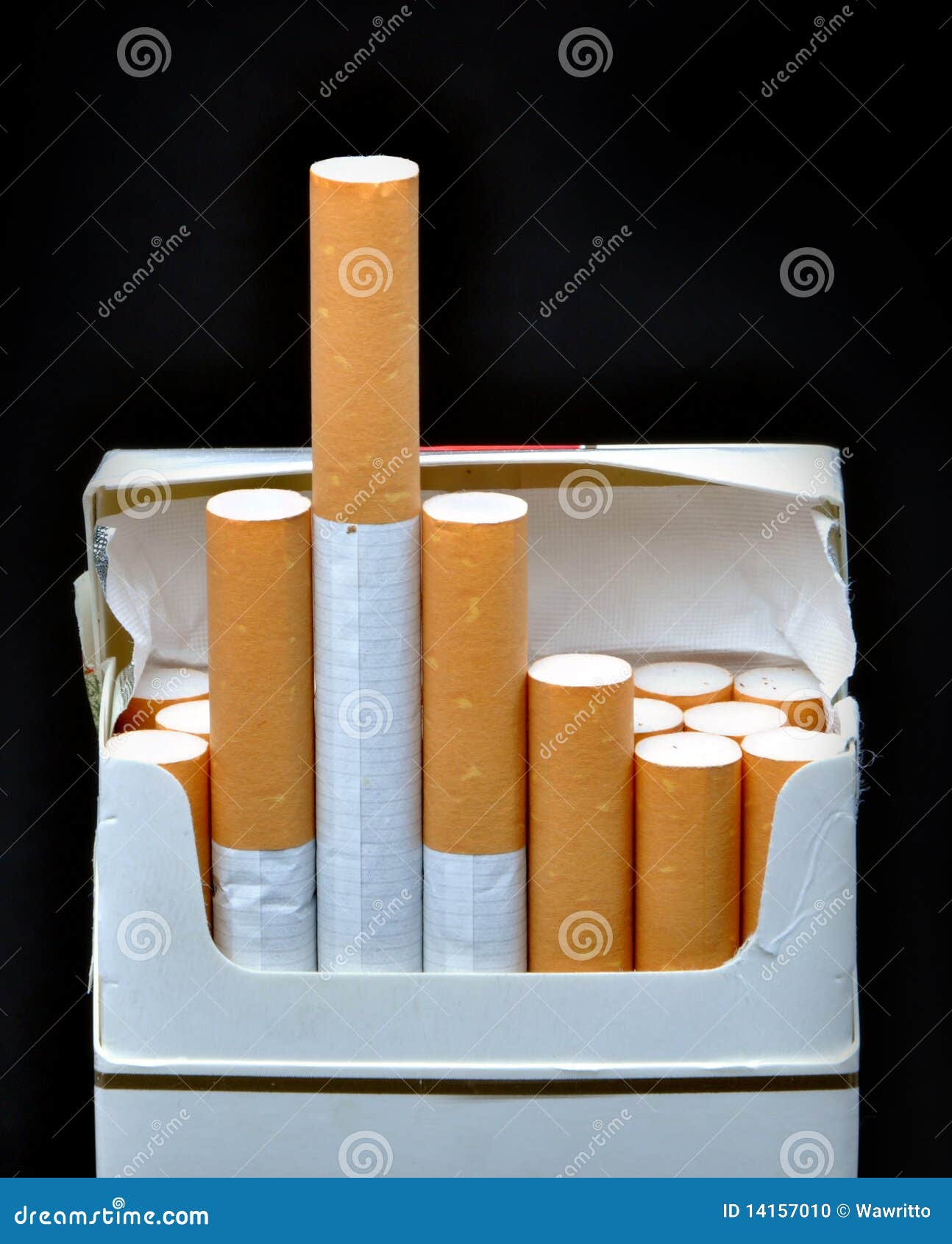 Het pak van de sigaret stock foto. Image of rook, giftig - 14157010