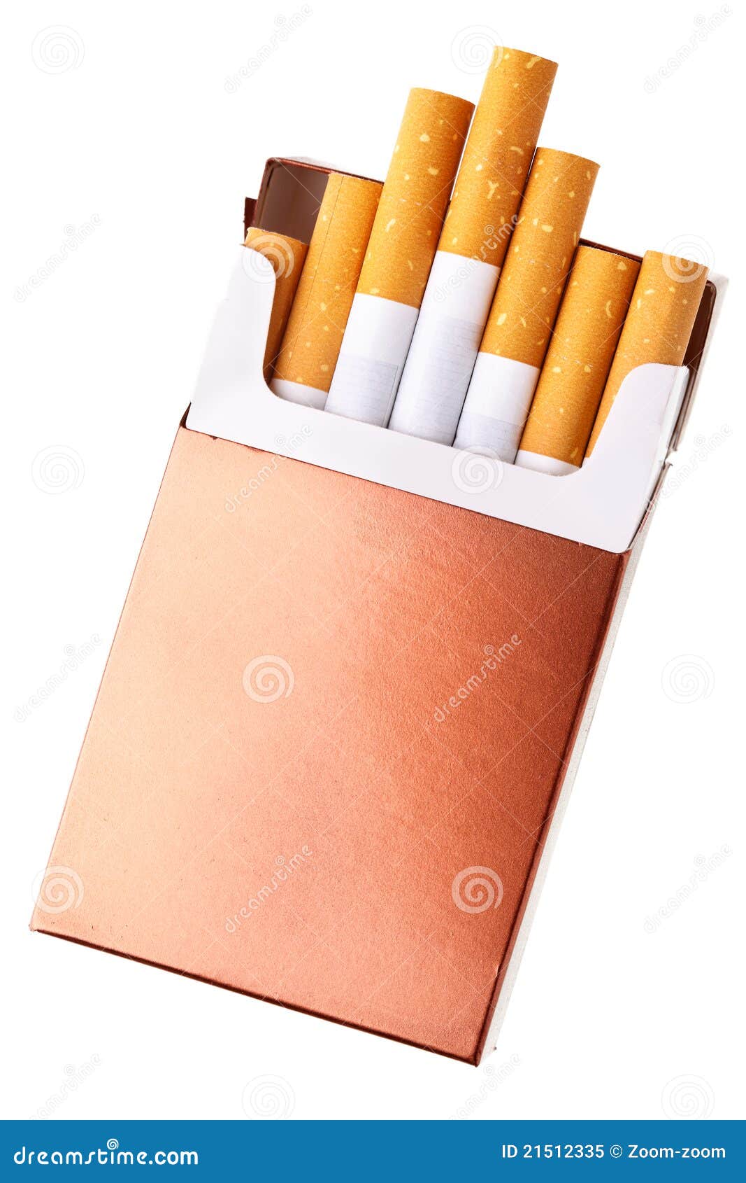 Het pak van de sigaret stock afbeelding. Image of kanker - 21512335