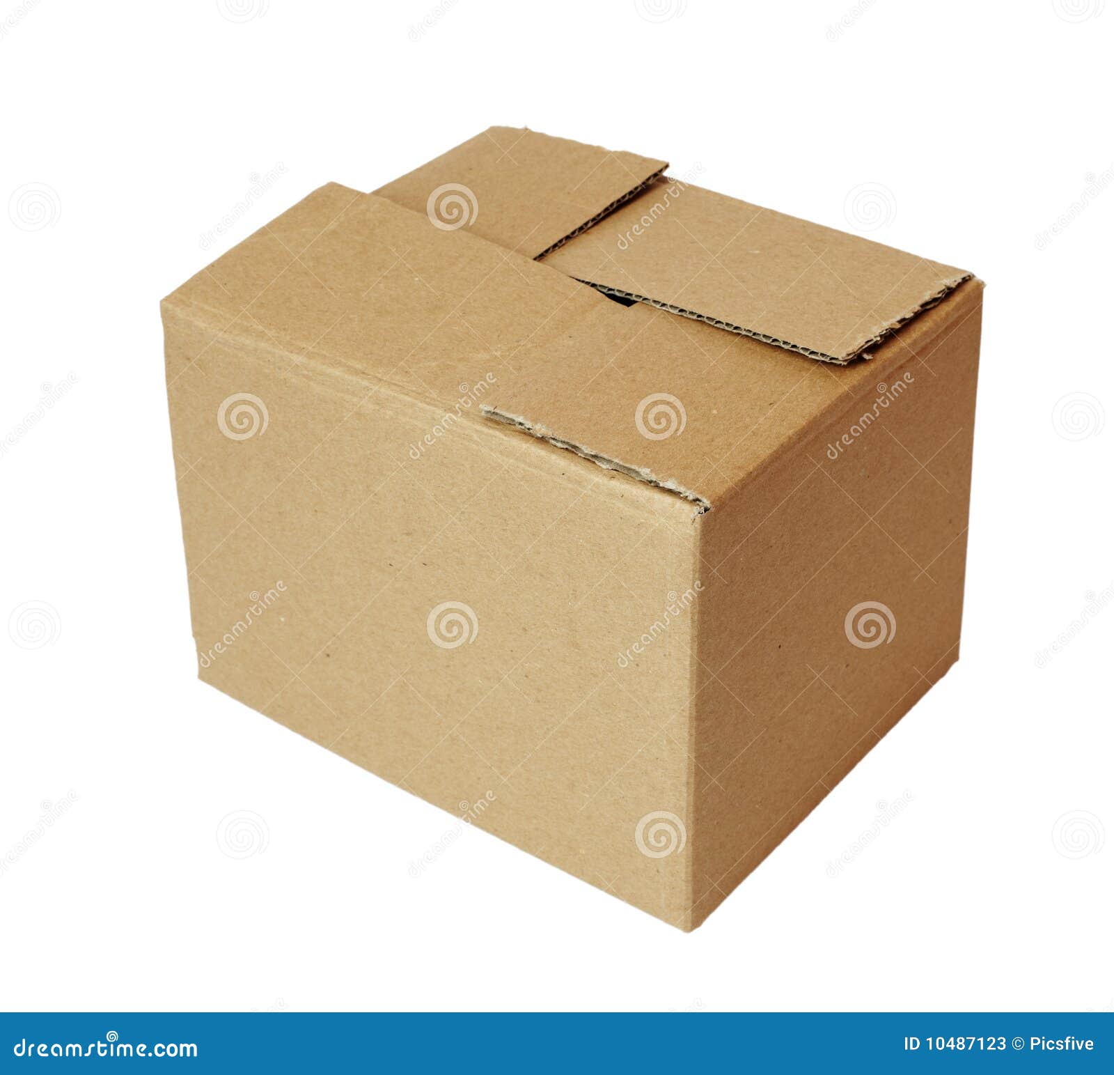 Het Pakket Van De Doos Cardbord Stock Afbeelding - Image of doos ...