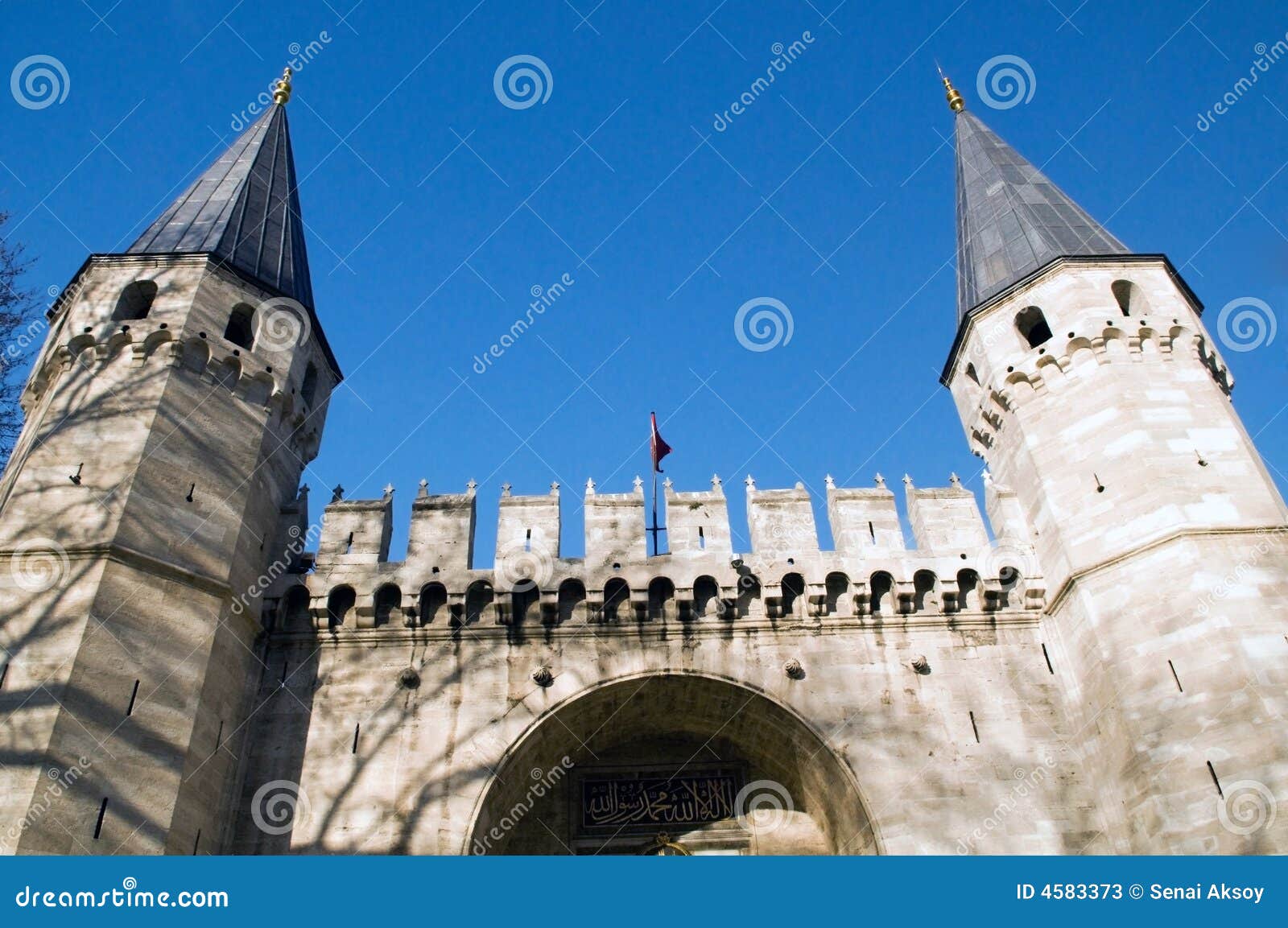 Het Paleis Van Topkapi, Istanboel, Turkije Stock Afbeelding - Image of ...