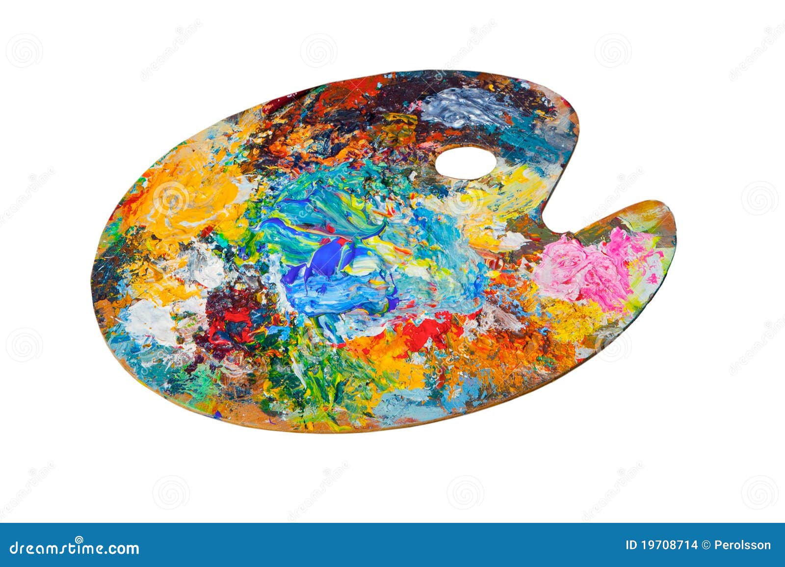 Het palet van de verf stock foto. Image of pallet, ambachten - 19708714