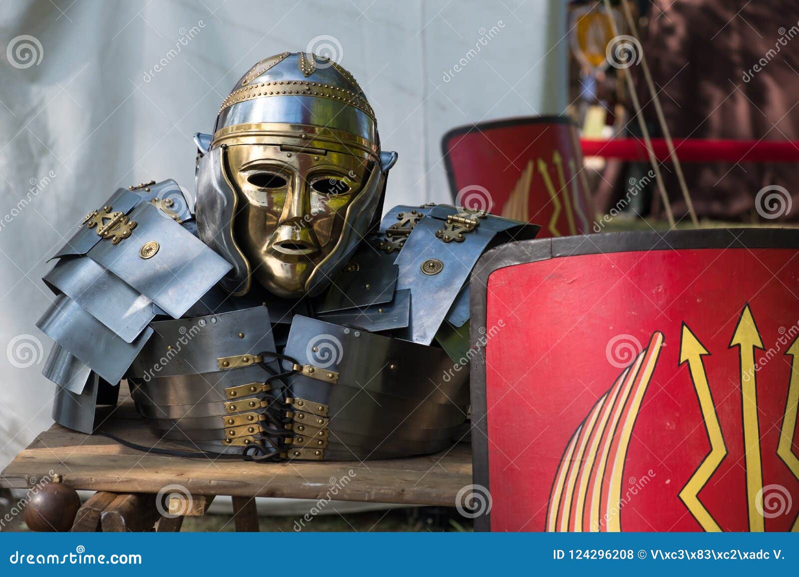 Het Pantser Van MilitairRoman Stock Foto - Image of leger, geschiedenis ...