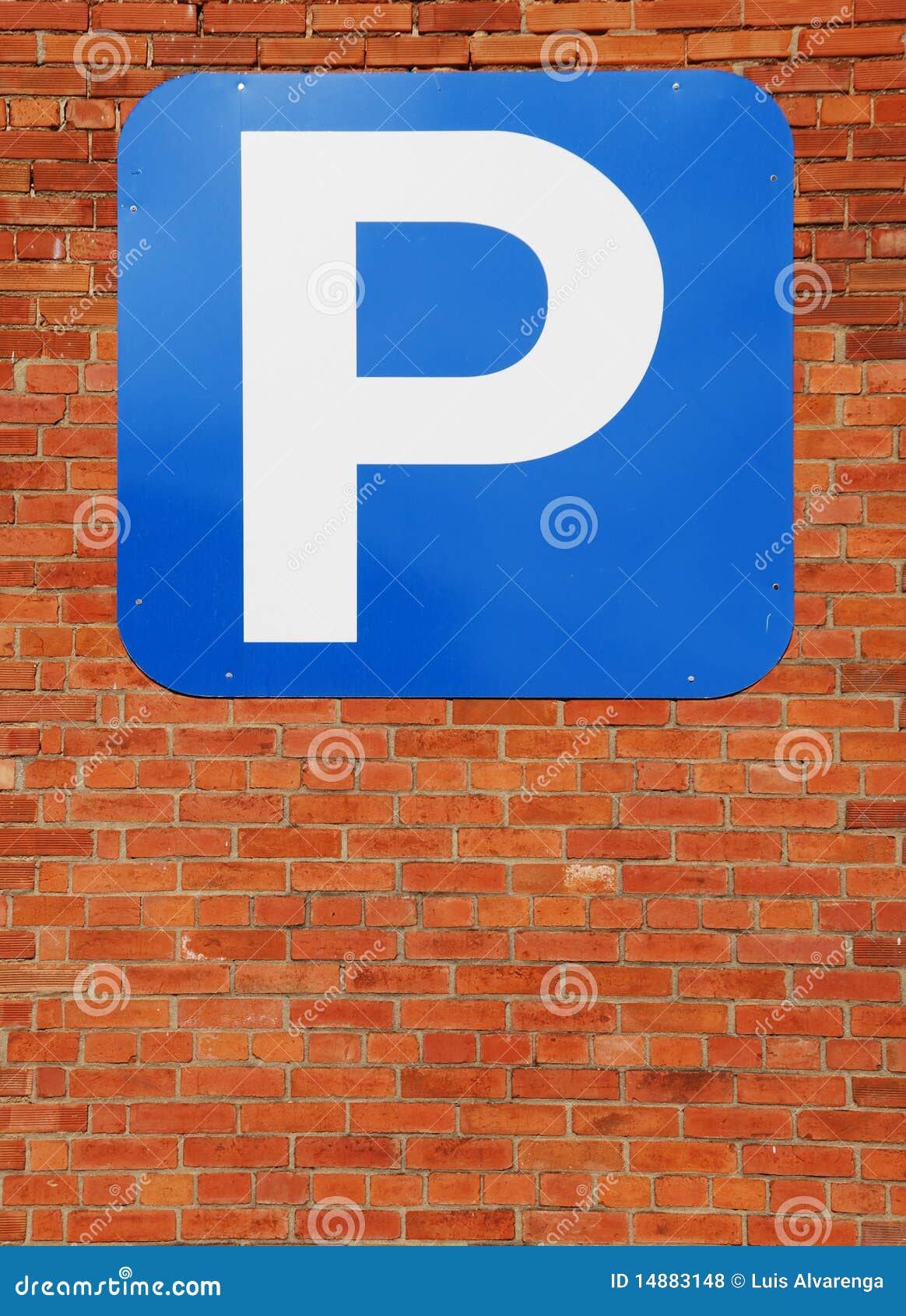 Het parkeren teken stock foto. Image of pictogram, niemand - 14883148
