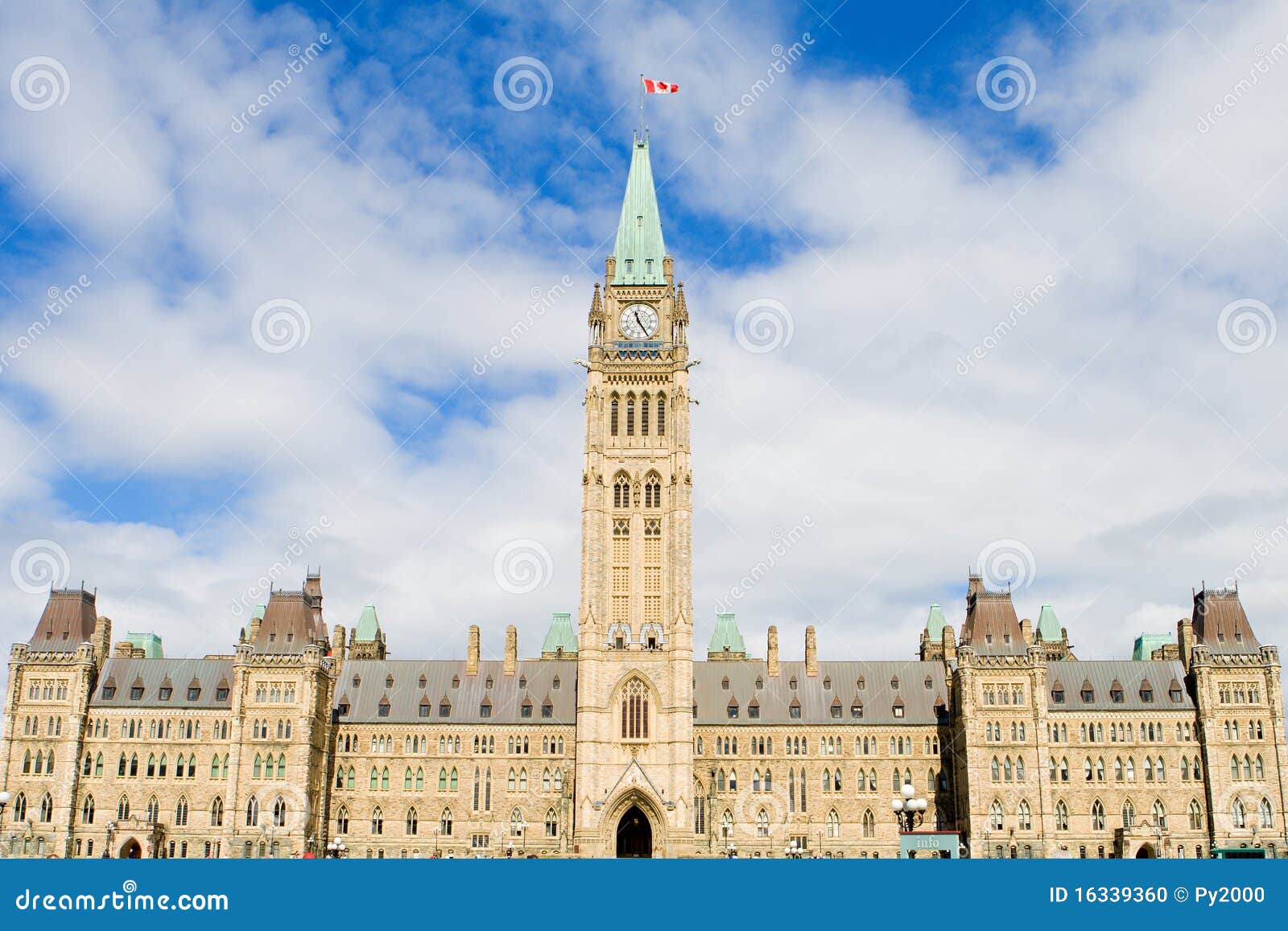 Het Parlement van Canada stock foto. Image of scenario - 16339360