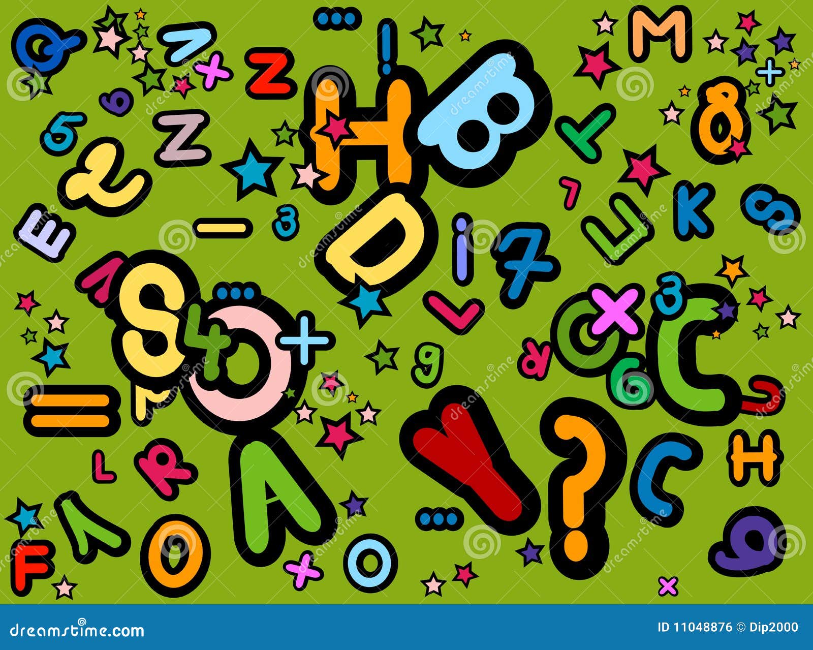 Het patroon van Abc vector illustratie. Illustration of schrijf - 11048876