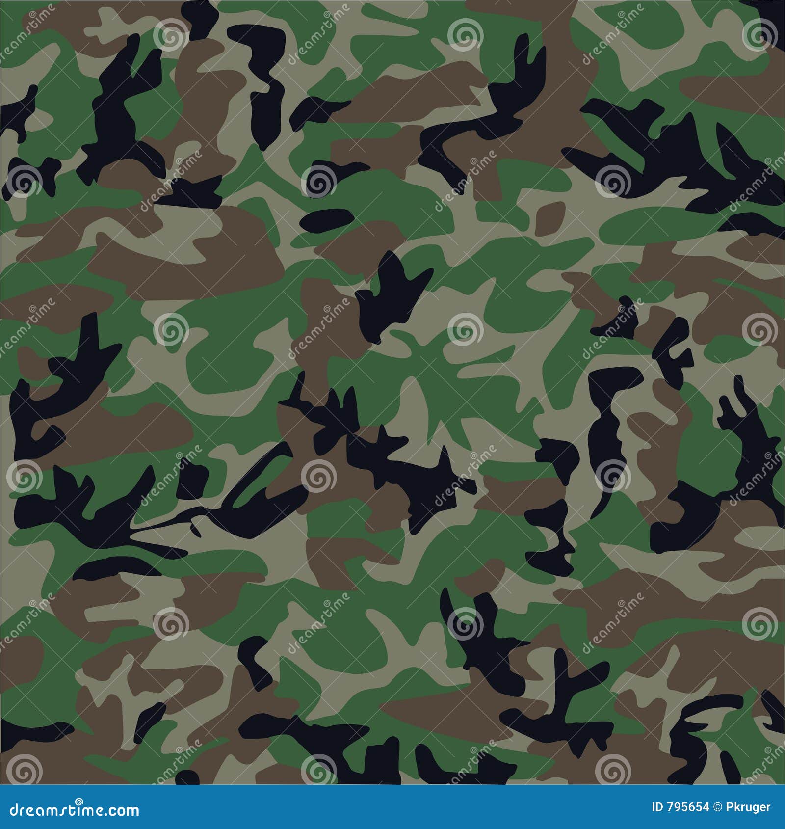 Het Patroon Van De Camouflage Stock Illustratie - Illustration of ...