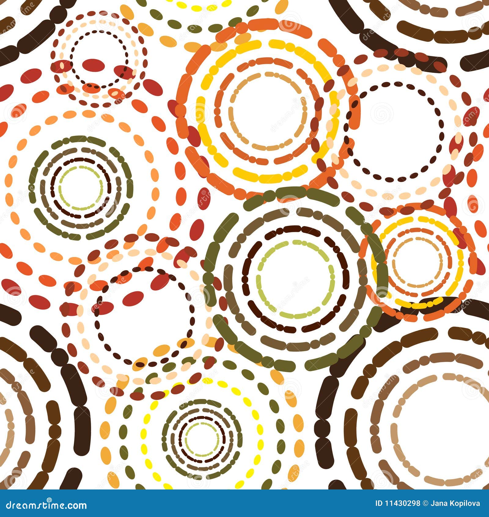 Het patroon van de cirkel vector illustratie. Illustration of herhaling ...