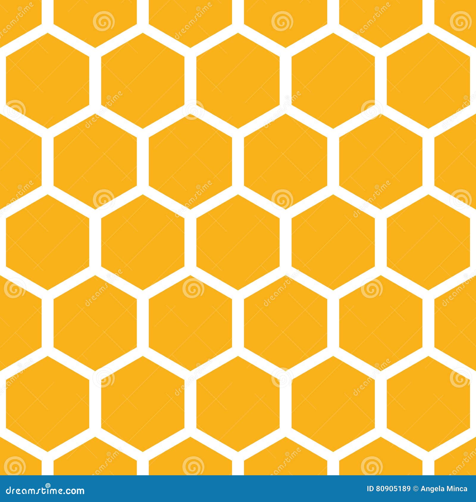 Het Patroon Van De Honingraat Vector Illustratie - Illustration of ...