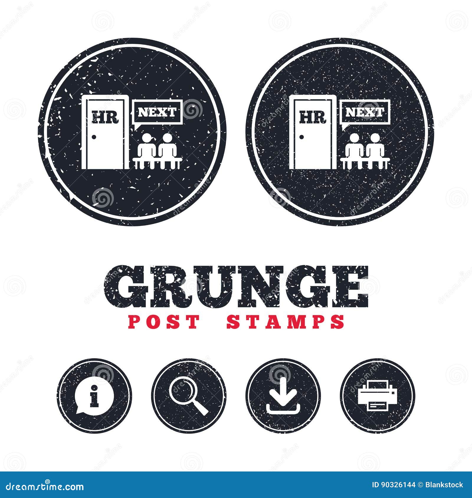 Het Personeel Ondertekent Pictogram U-symbool Vector Illustratie ...