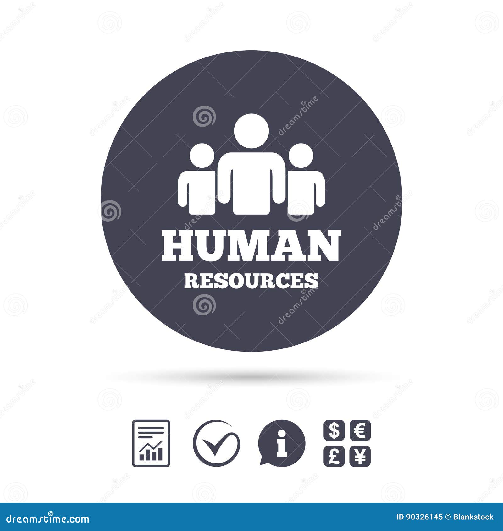 Het Personeel Ondertekent Pictogram U-symbool Vector Illustratie ...